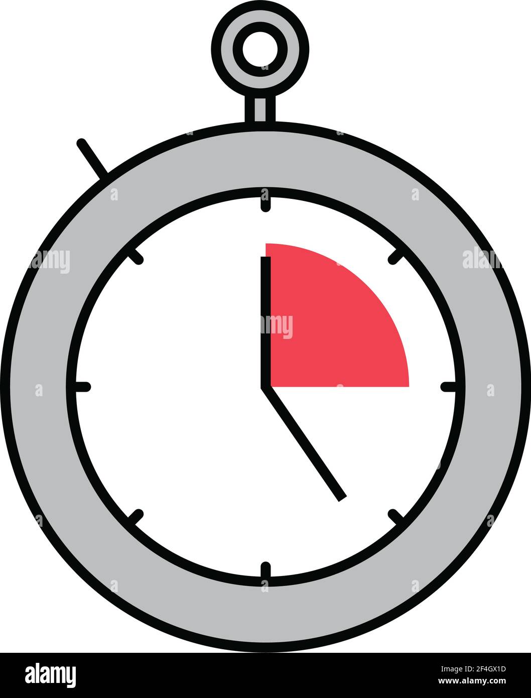 stopwatch timer speed icon isolated Stock Vector Image & Art - Alamy