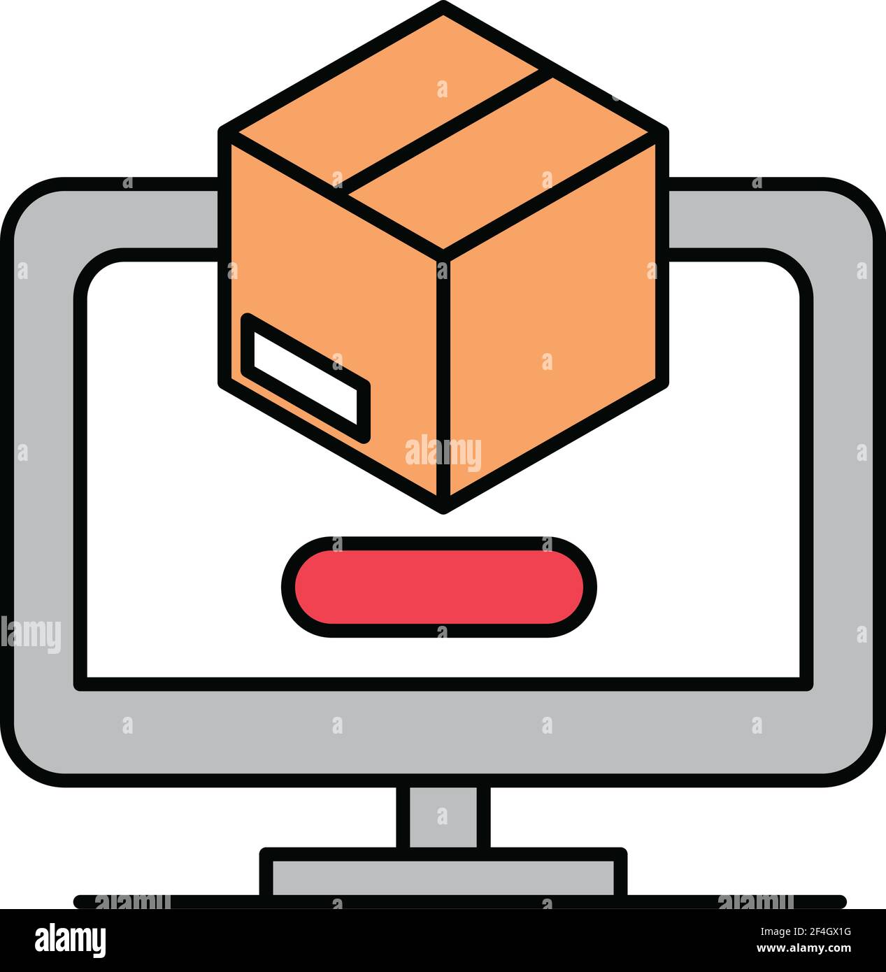 online ordering ecommerce delivery isolated Stock Vector Image & Art ...