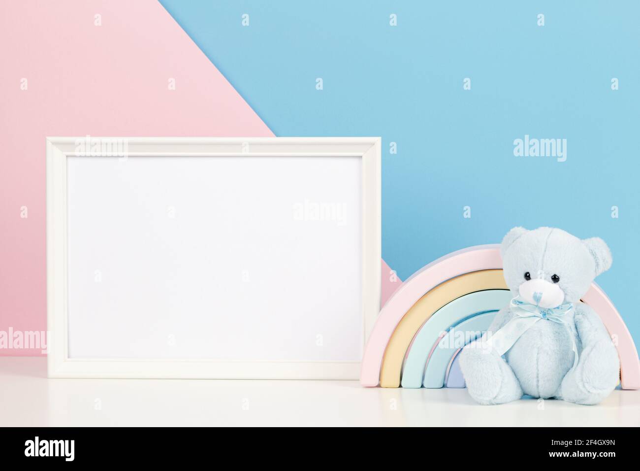 Blank Baby Blue Background