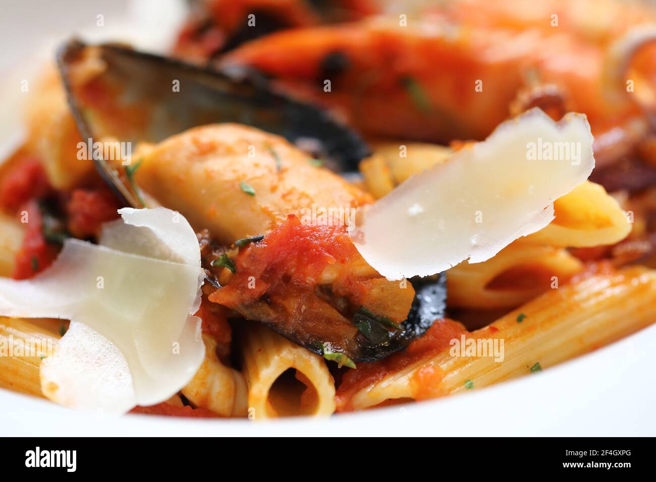 Penne fish seafood hi-res stock photography and images - Alamy