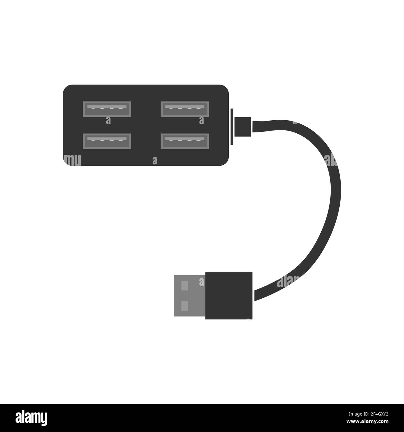 Two ports Stock Vector Images - Alamy