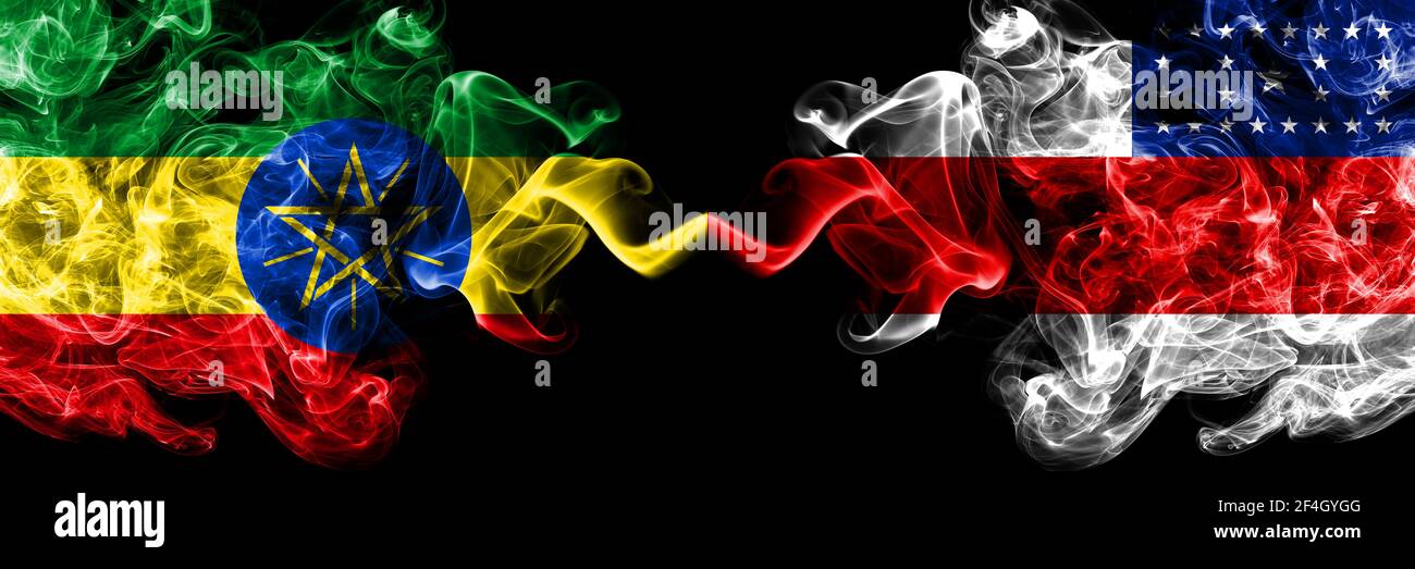 Ethiopia, Ethiopian vs Brazil, Brazilian, Amazonas smoky mystic flags ...