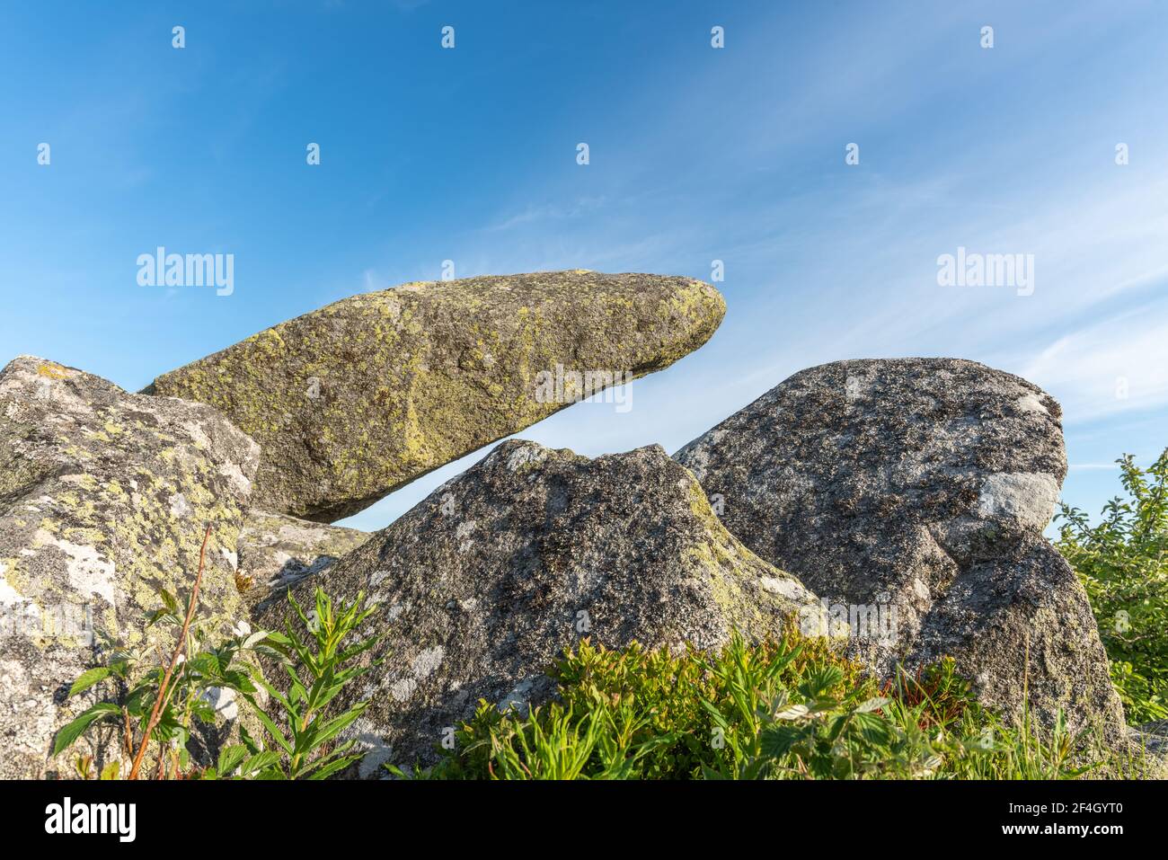 Granite rocks in the Vosges mountains in France Stock Photo - Alamy