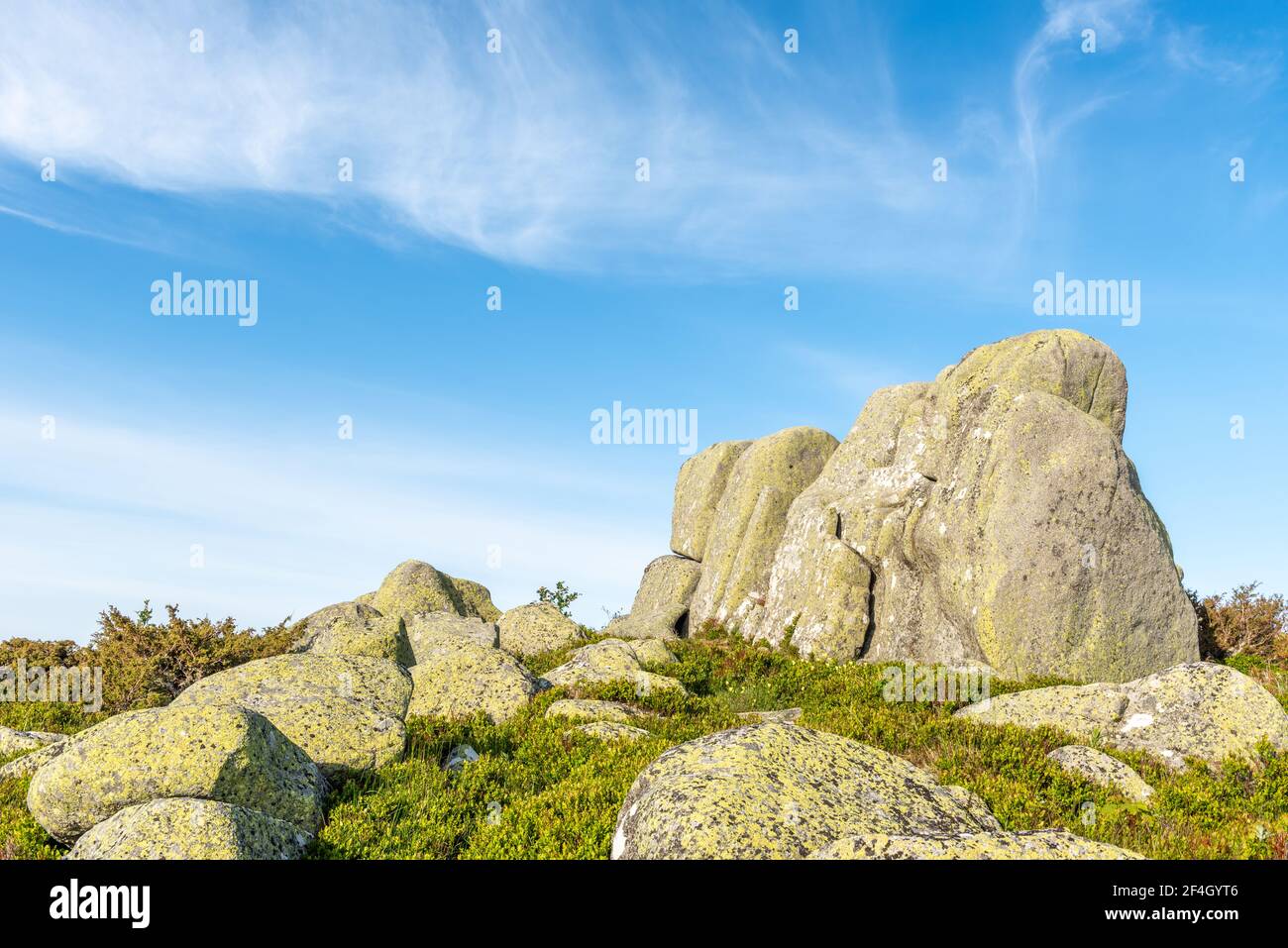Granite rocks in the Vosges mountains in France Stock Photo - Alamy