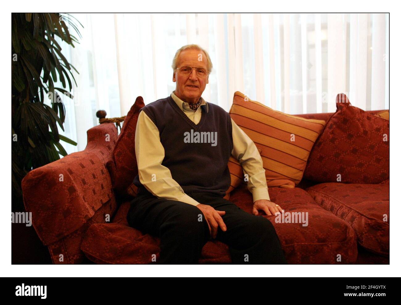 Nicholas Parsons at the Marriott Hotel, London.pic David Sandison 31/7 ...