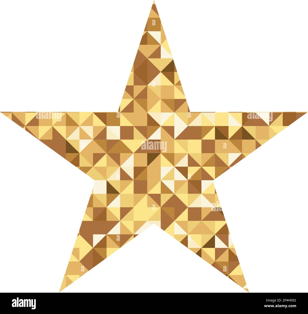 Vector luxury gold star. Rating, award and insignia Stock Vector Image ...