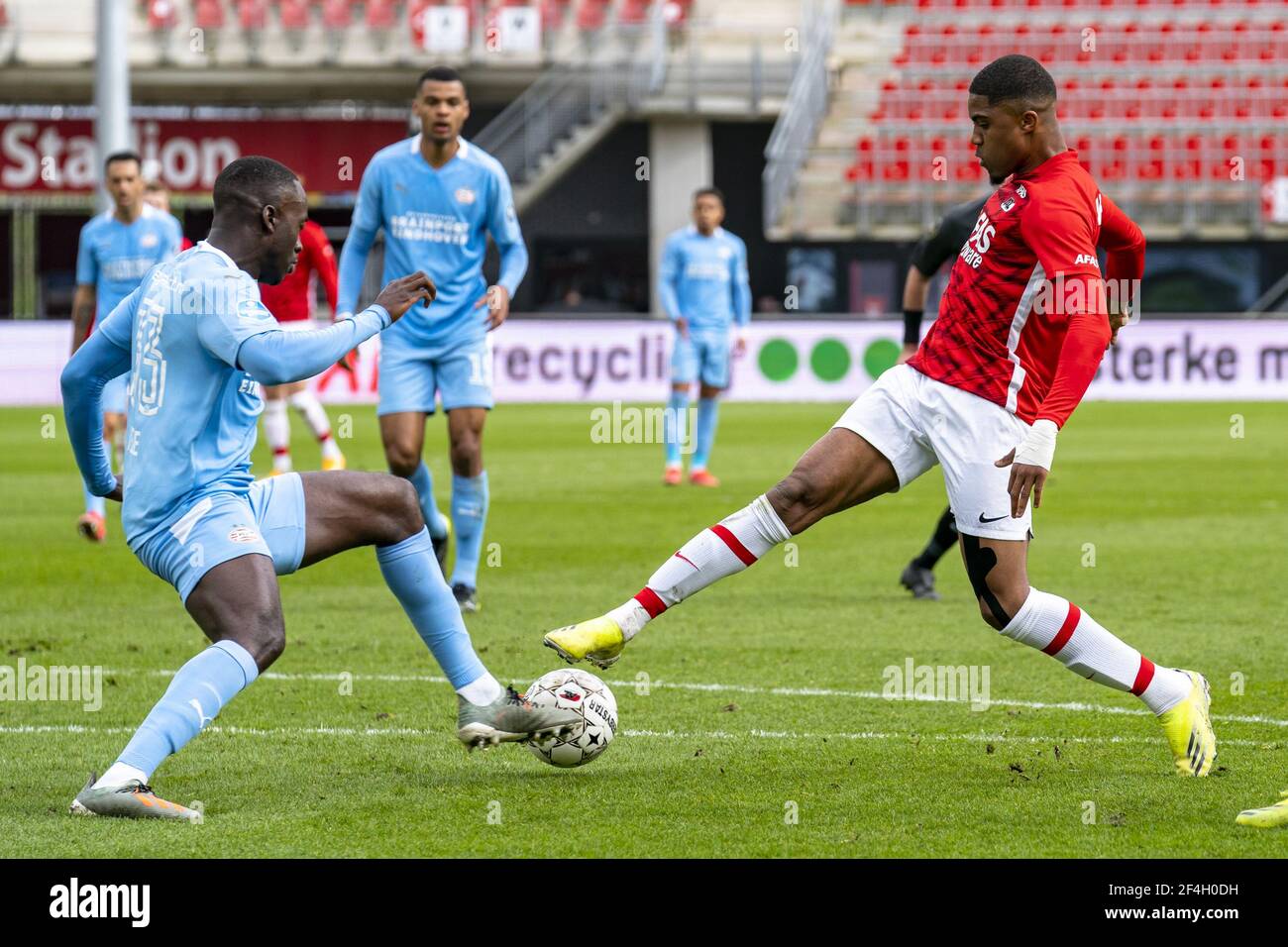 ALKMAAR, Netherlands, 21-03-2021, football, , Dutch eredivisie, season ...