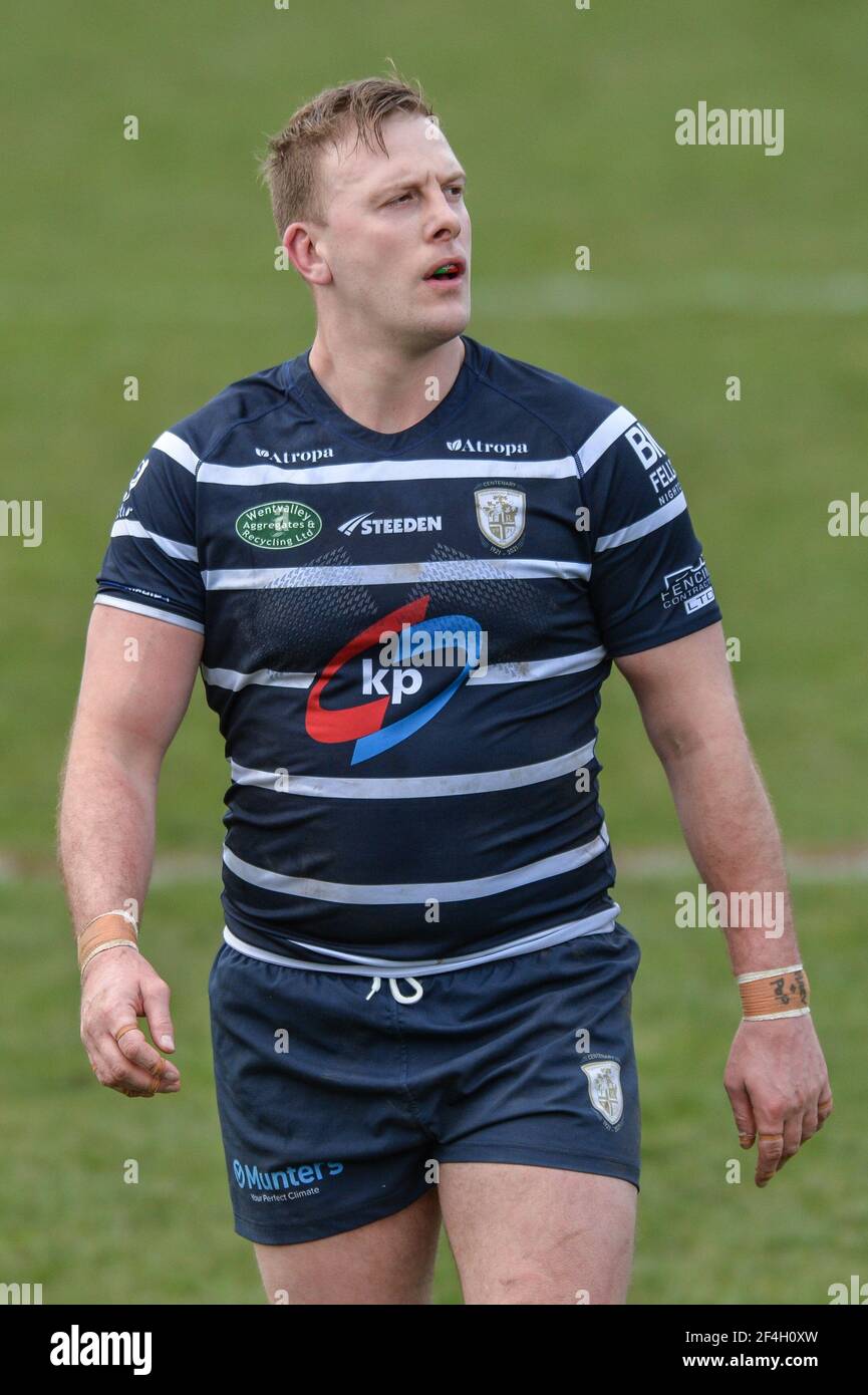 Featherstone, England - 21st March 2021 - Craig Kopczak of Featherstone ...