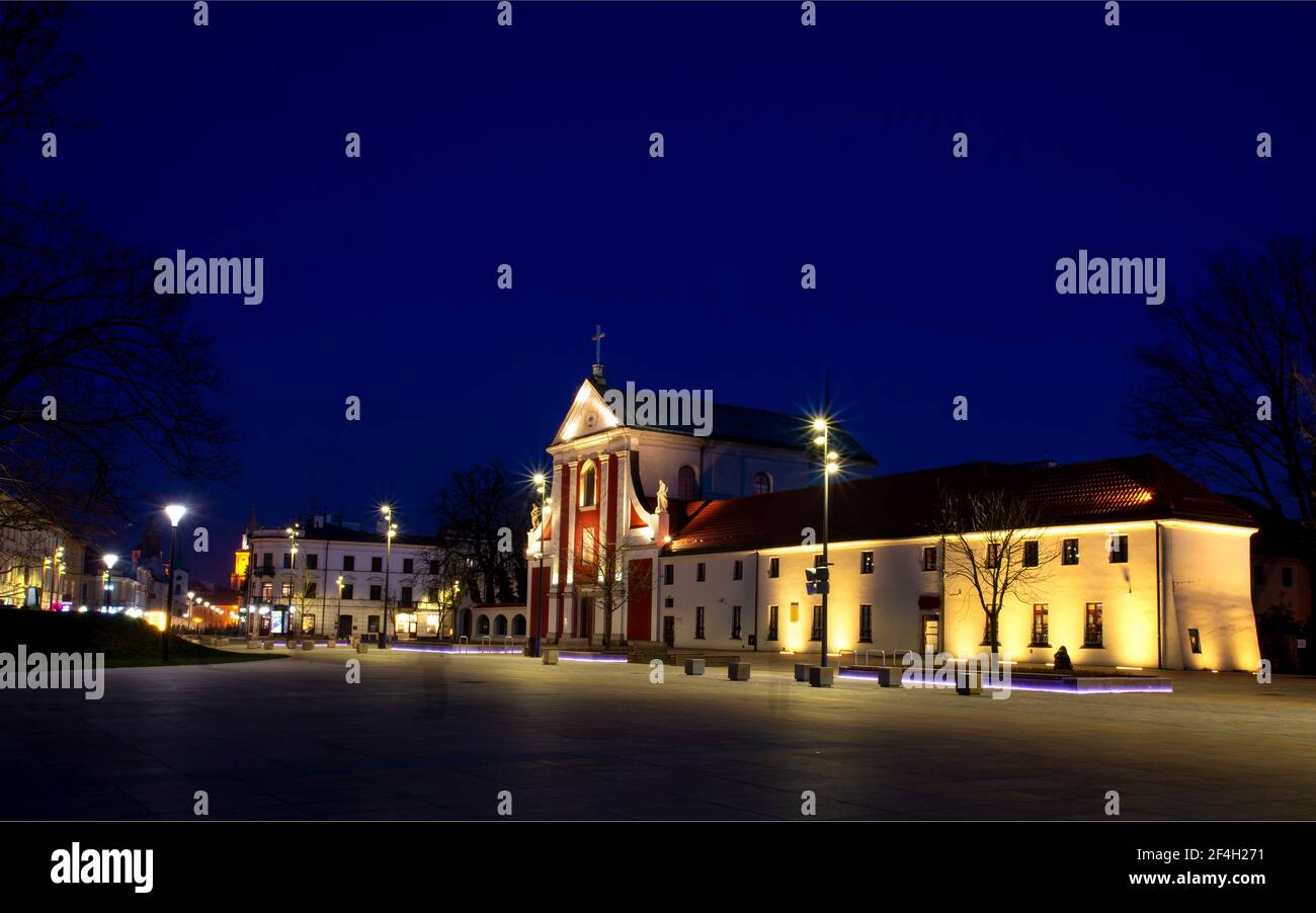 Lublin, Poland. Church of Saints Peter and Paul. Capuchin Order ...