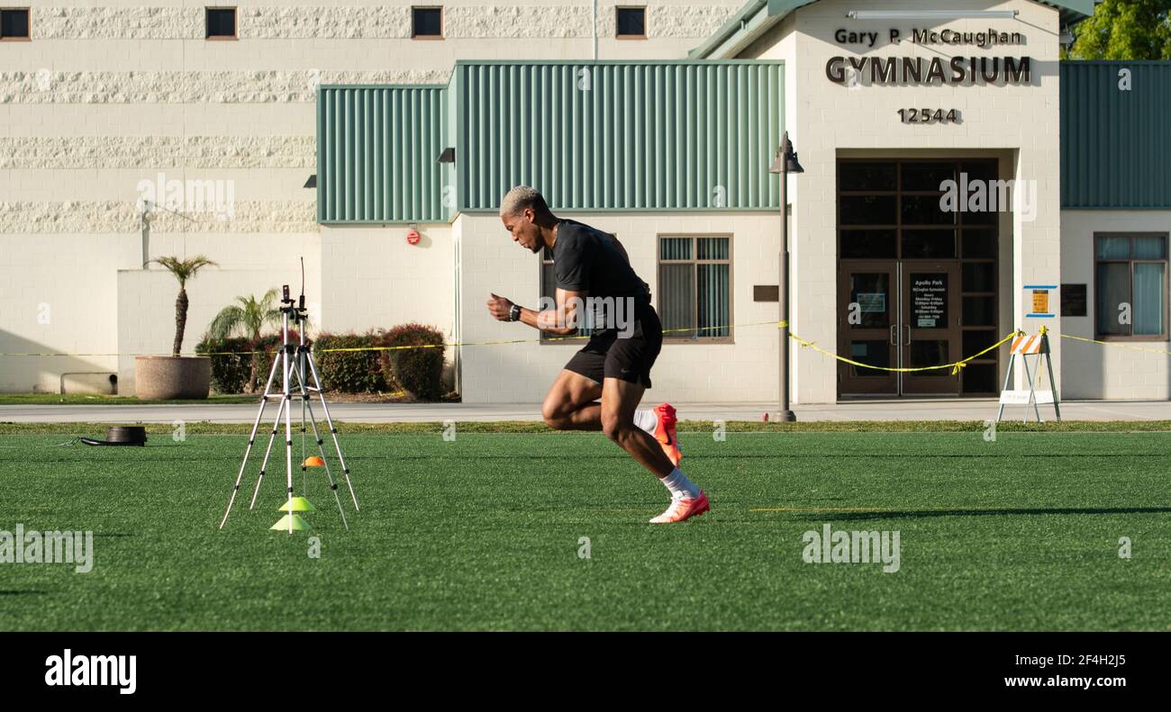 Los Angeles, USA. 19th Mar, 2021. American football player Amon-Ra St ...