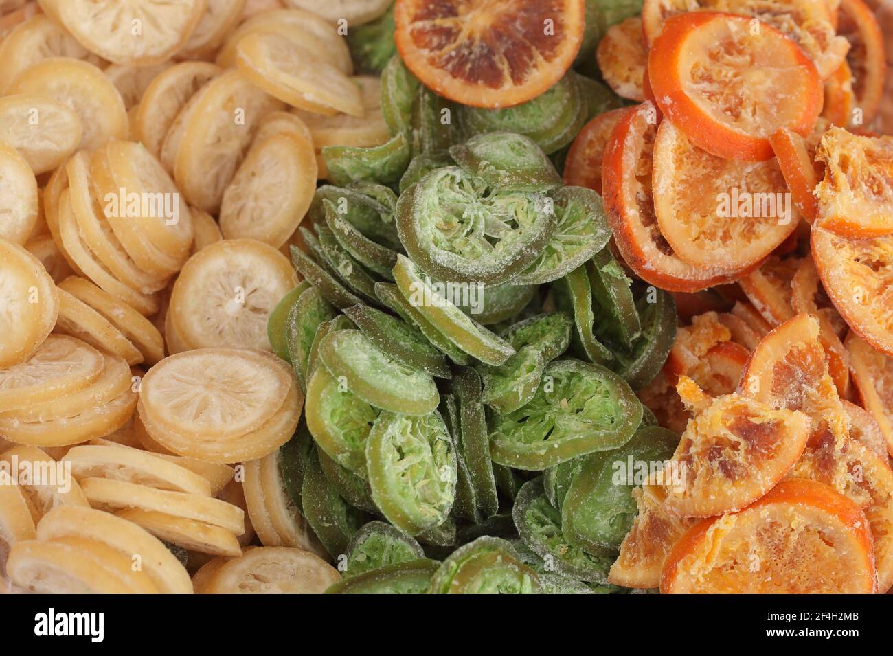 candied citrus fruits in the market Stock Photo - Alamy