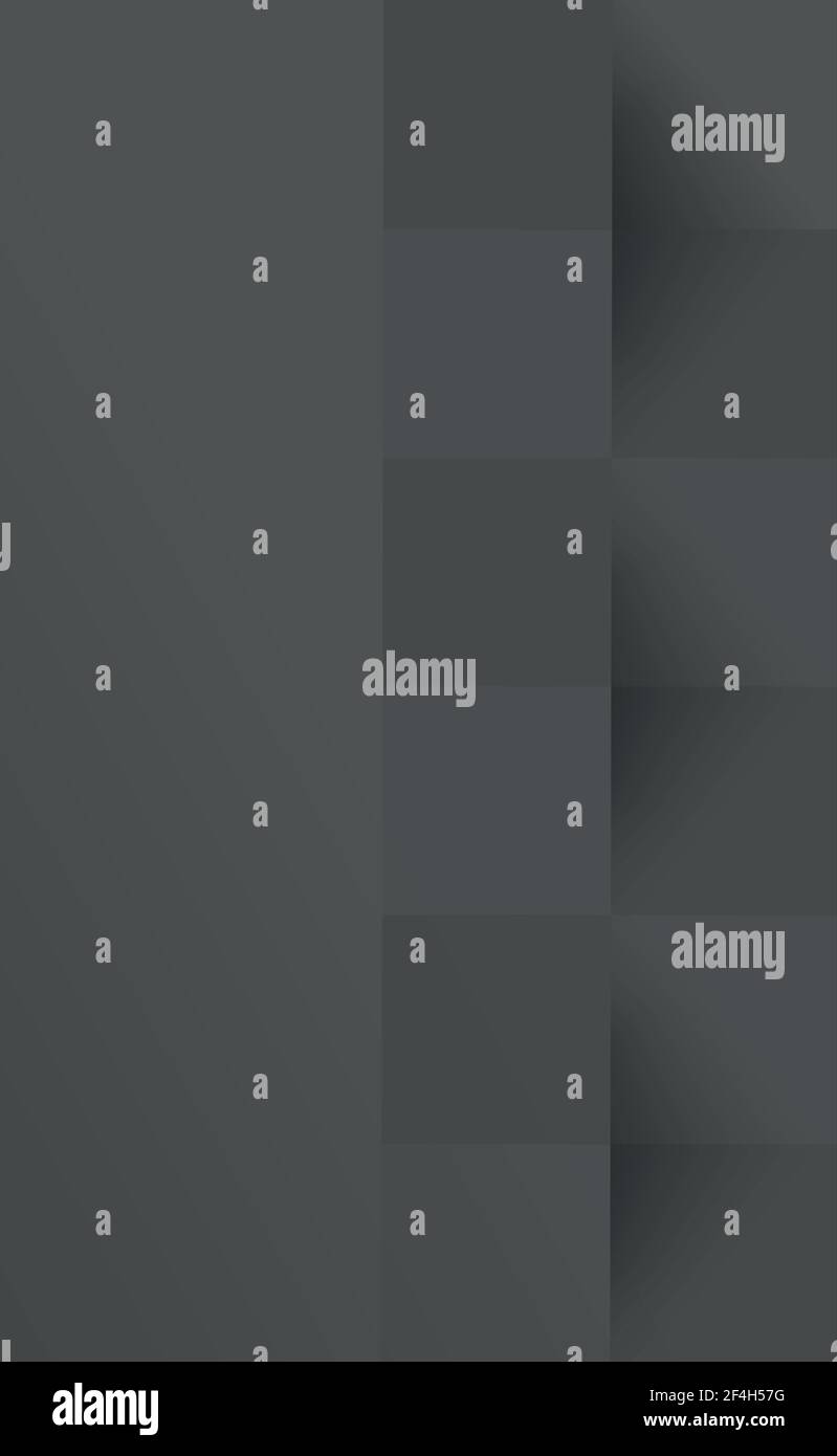 Abstract black background, web template, squares with shadow - Vector illustration Stock Vector ...