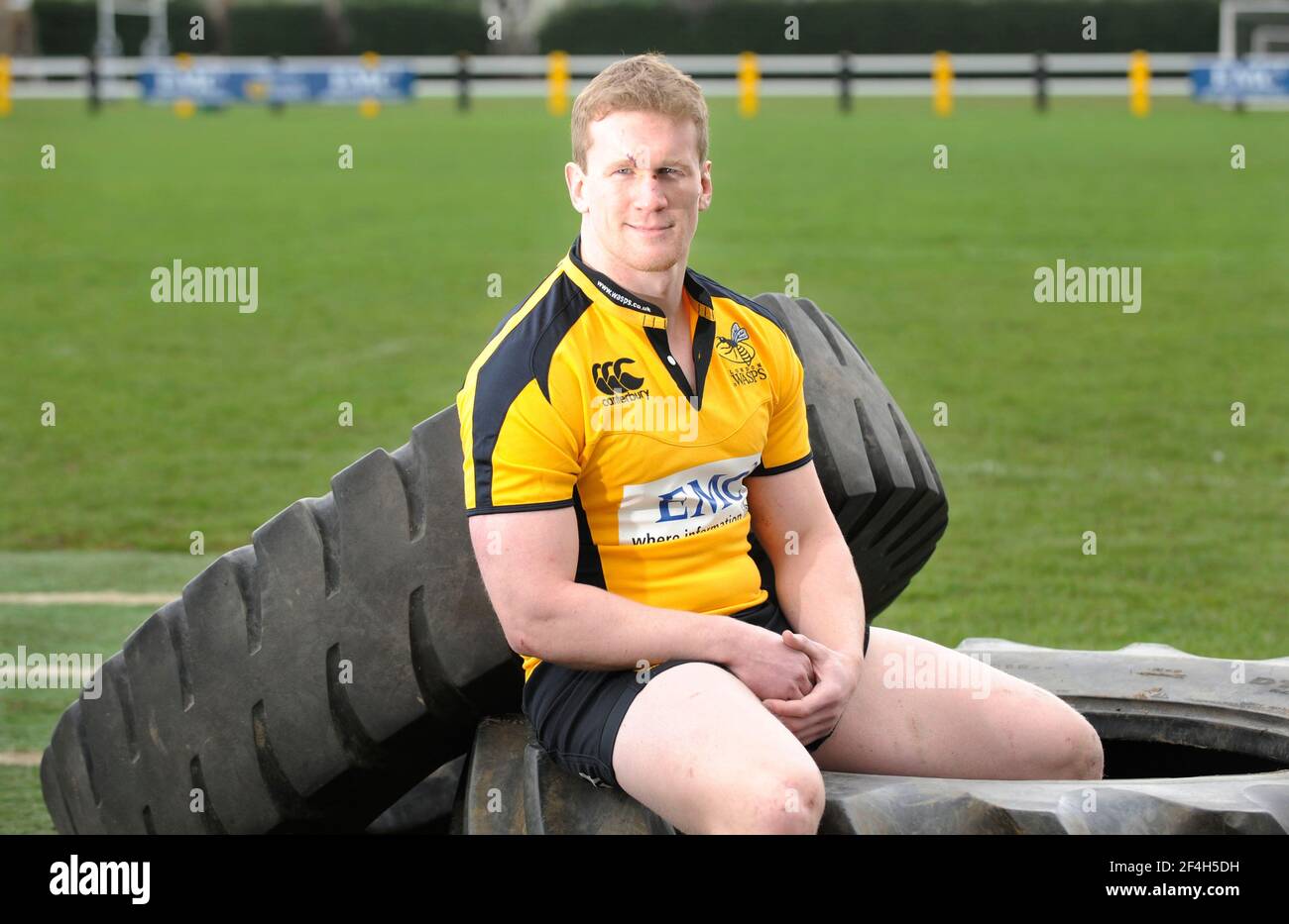 Tom Rees of Wasps RFC 31/3/10. . PICTURE DAVID ASHDOWN Stock Photo - Alamy