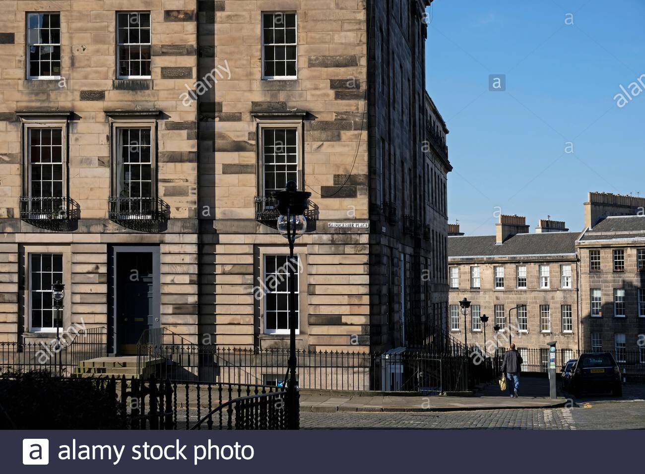 Gloucester Place and North West Circus Place, Edinburgh New Town ...