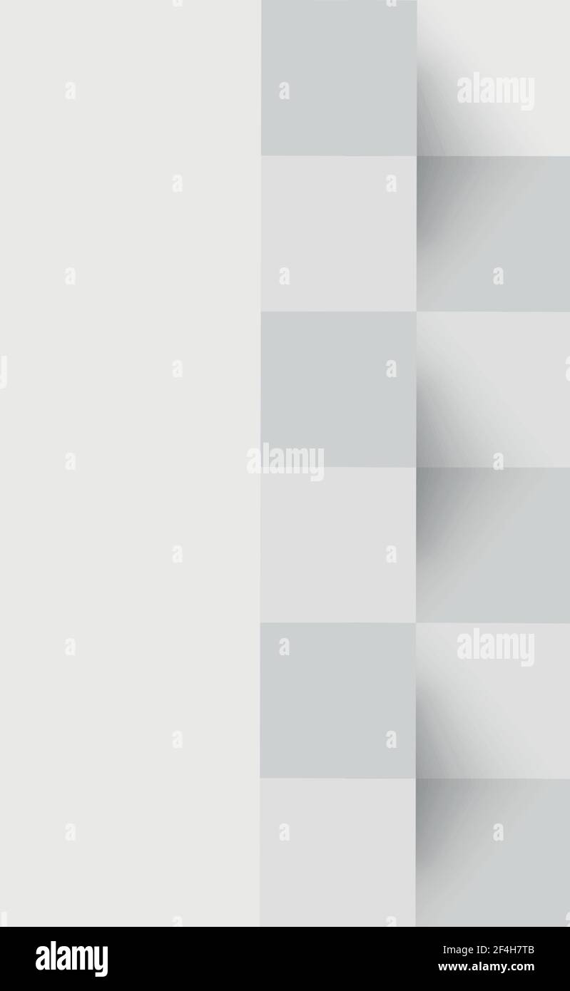 Abstract white background, web template, squares with shadow - Vector ...