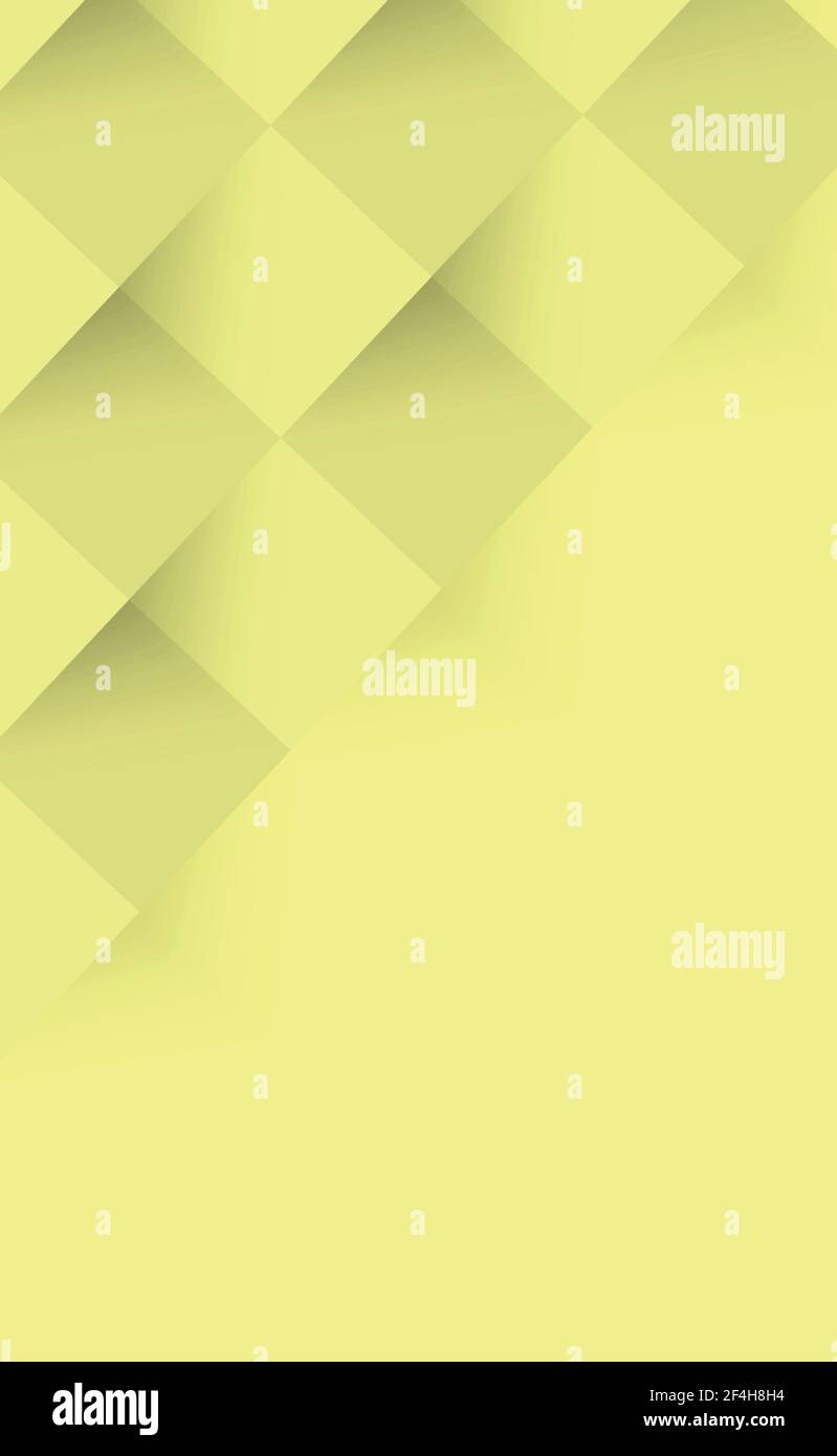 Abstract yellow background, web template, squares with shadow - Vector ...