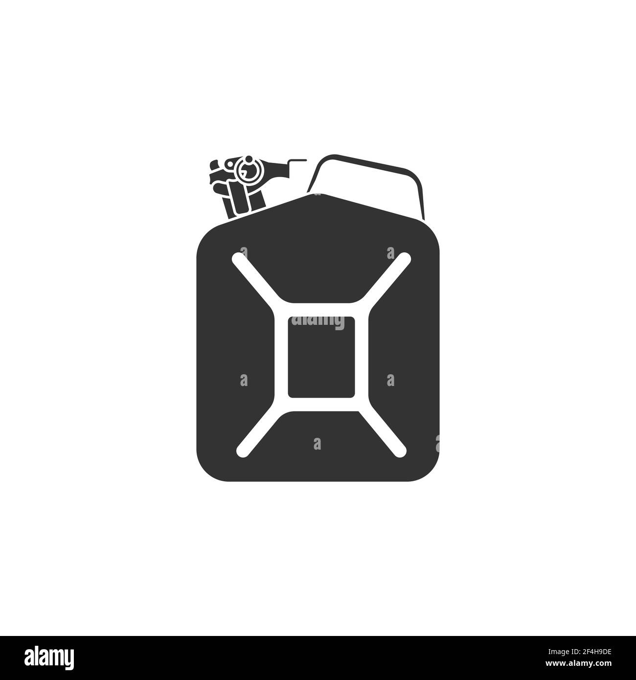 Realistic vector fuel iron can icon. Fuel storage tank Stock Vector ...