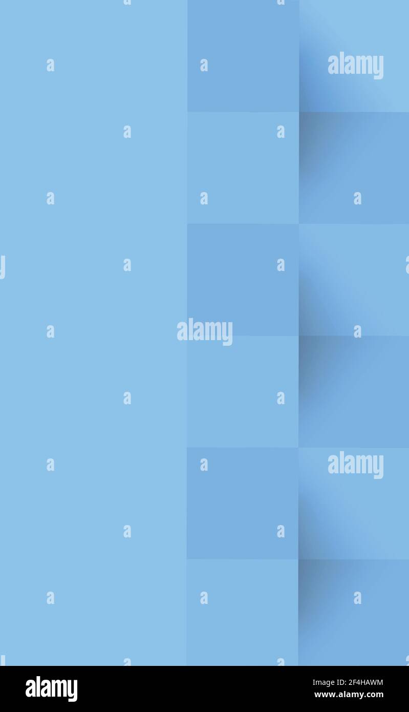 Abstract blue background, web template, squares with shadow - Vector ...