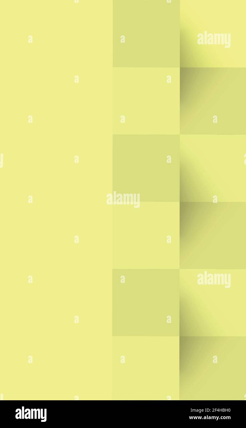 Abstract yellow background, web template, squares with shadow - Vector ...