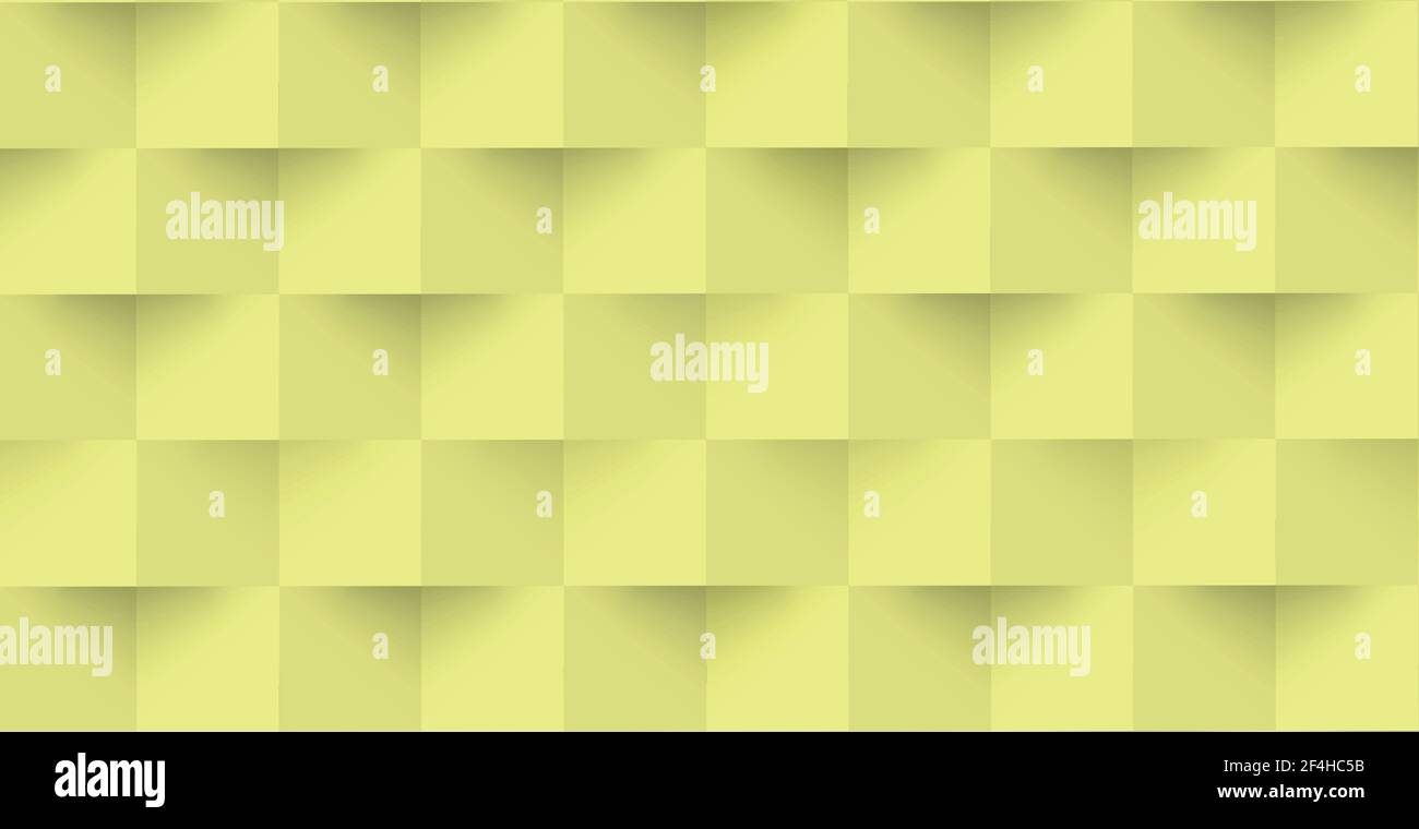 Abstract yellow background, web template, squares with shadow - Vector ...