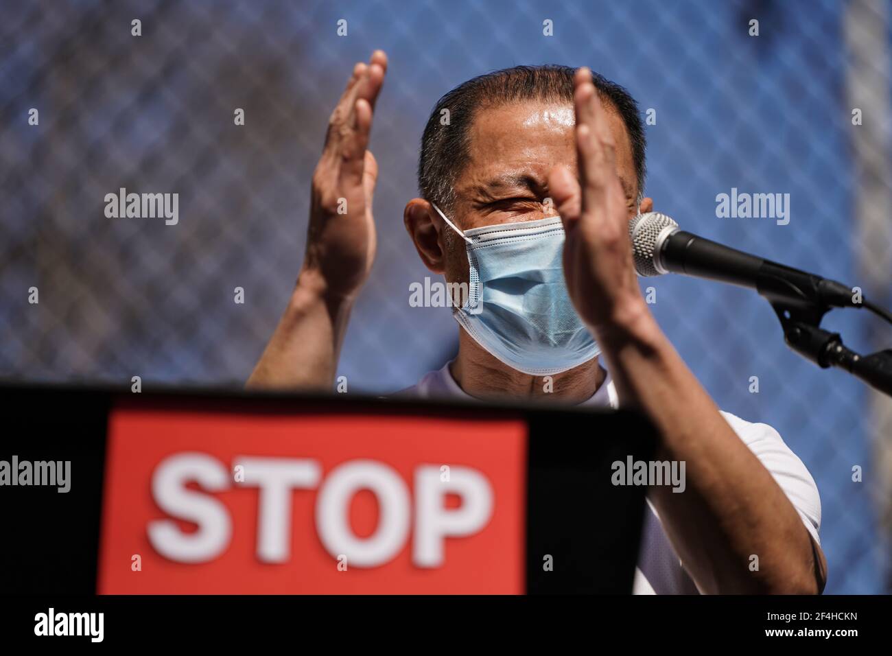 New York City, USA. 20th Mar, 2021. New York State Senator John Liu ...