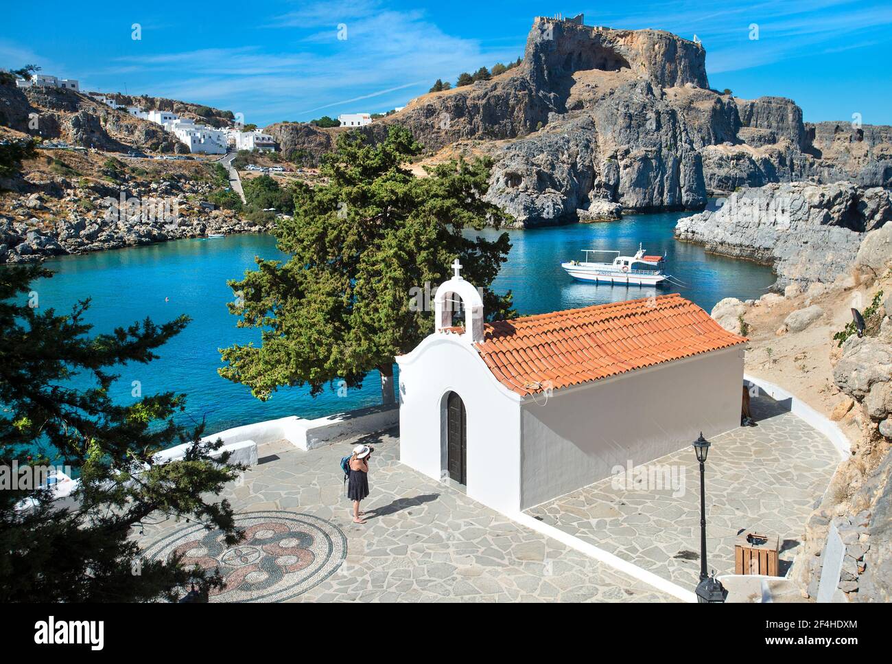 St paul's bay rhodes chapel hi-res stock photography and images - Alamy