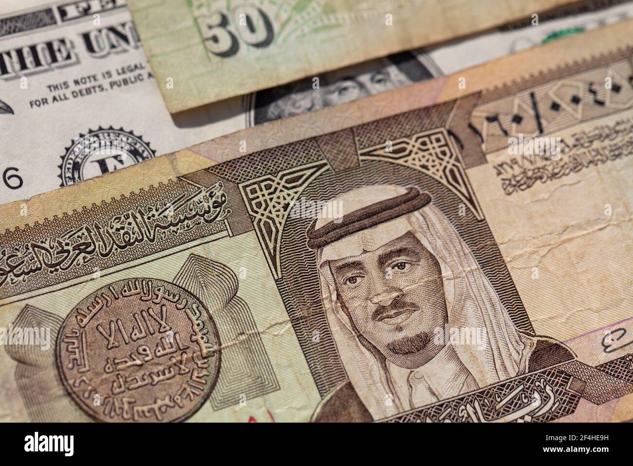 1 US dollar and old one riyal of Saudi Arabia, 50 piastres of Egypt for ...