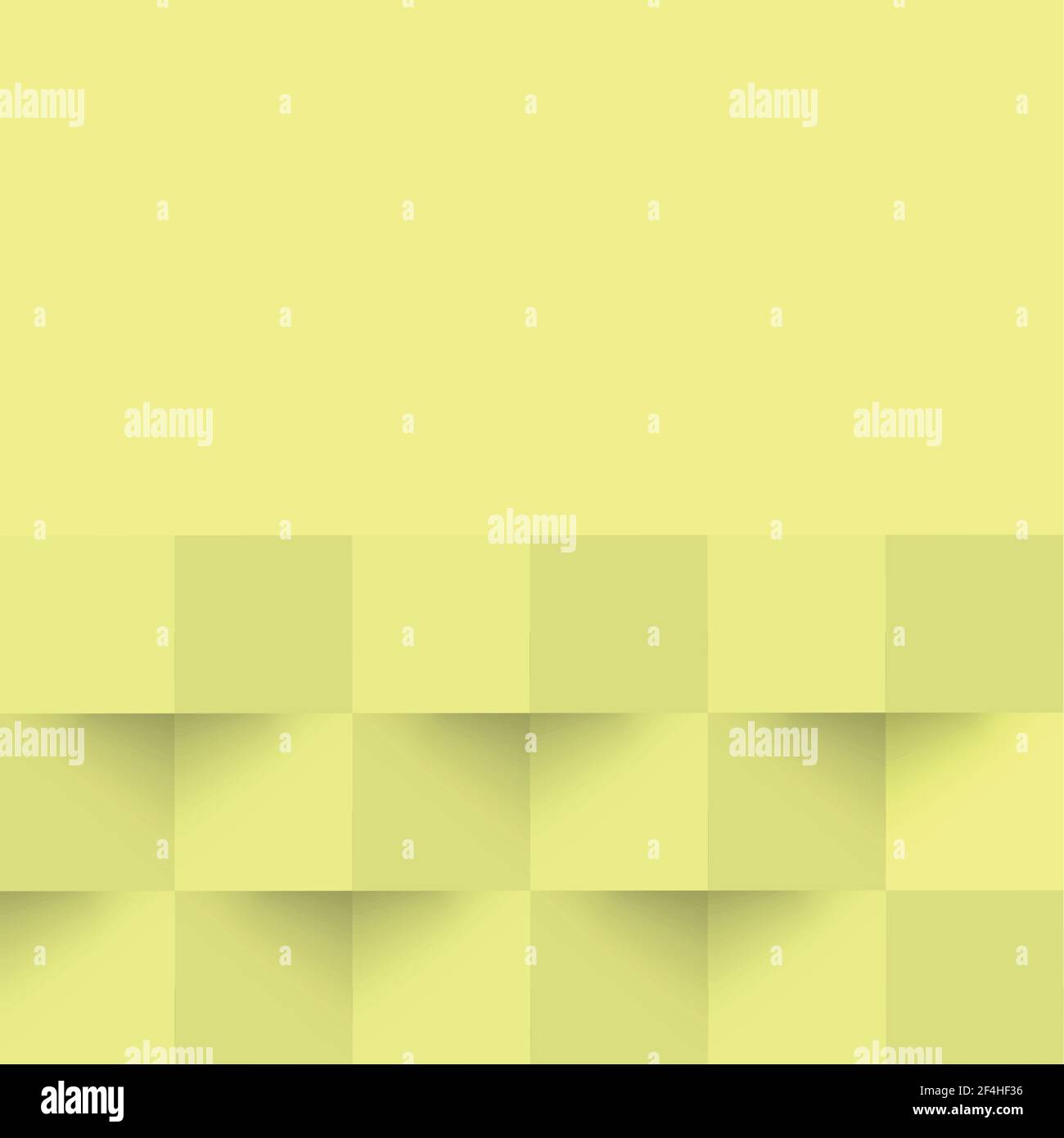 Abstract yellow background, web template, squares with shadow - Vector ...