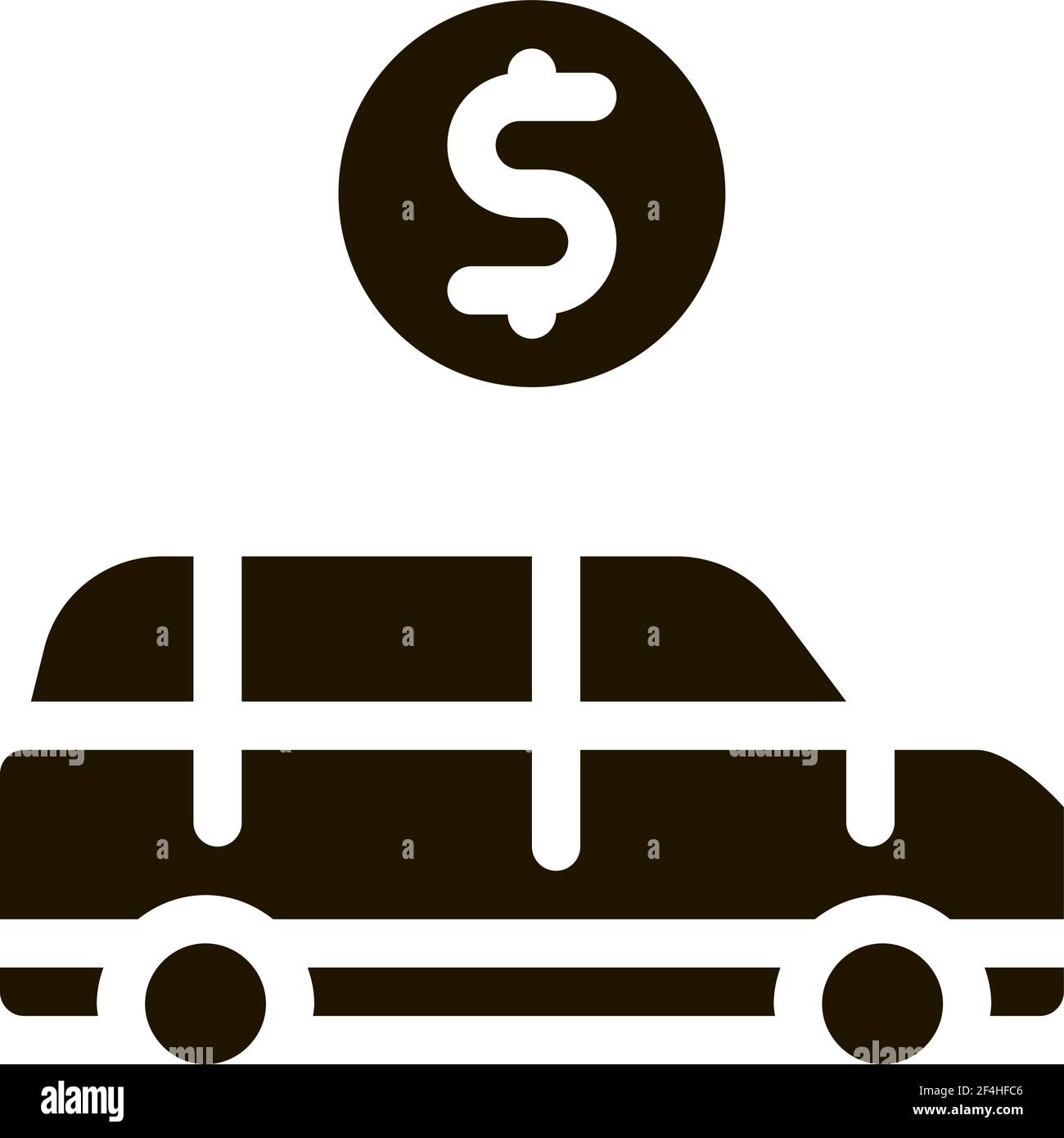 Car dollar mark Stock Vector Images - Alamy