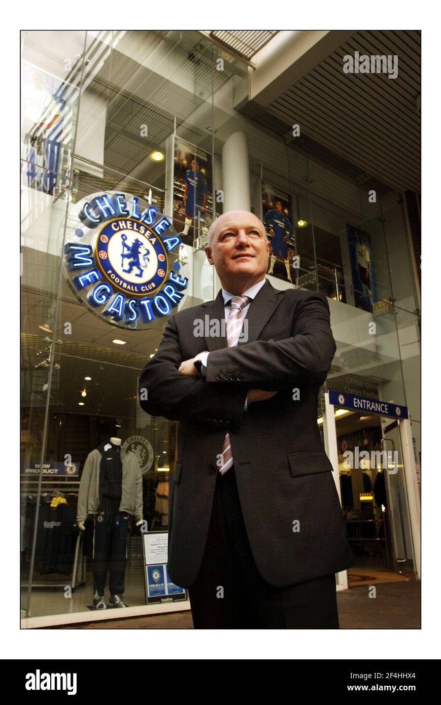 Peter Kenyon Chief Executive of Chelsea Football Club at Stamford ...