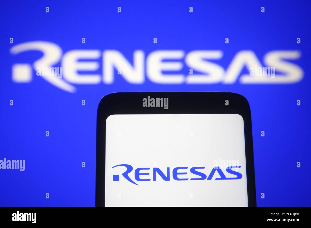 Renesas logo hi-res stock photography and images - Alamy