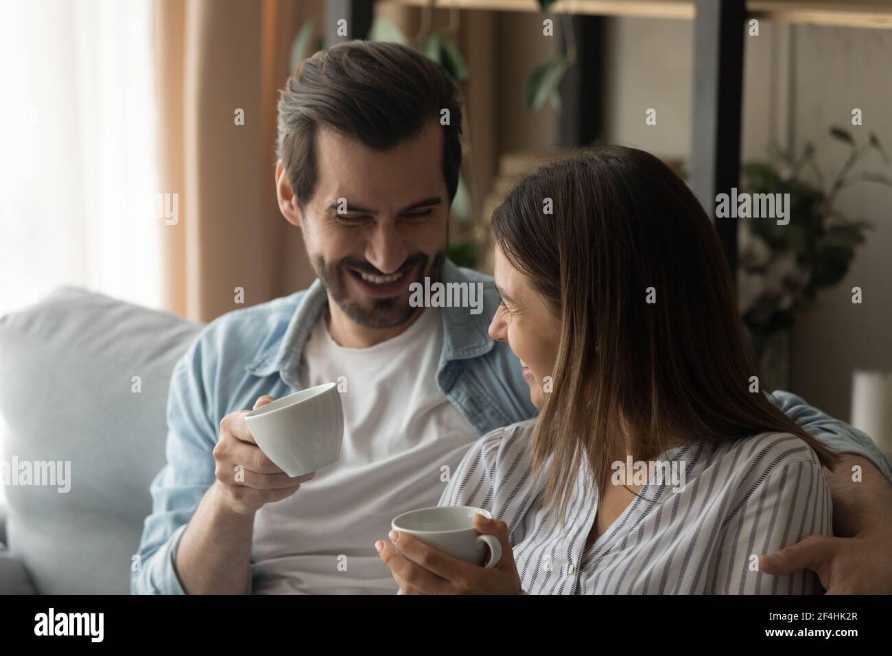 Woman friends chat close hug hi-res stock photography and images - Alamy