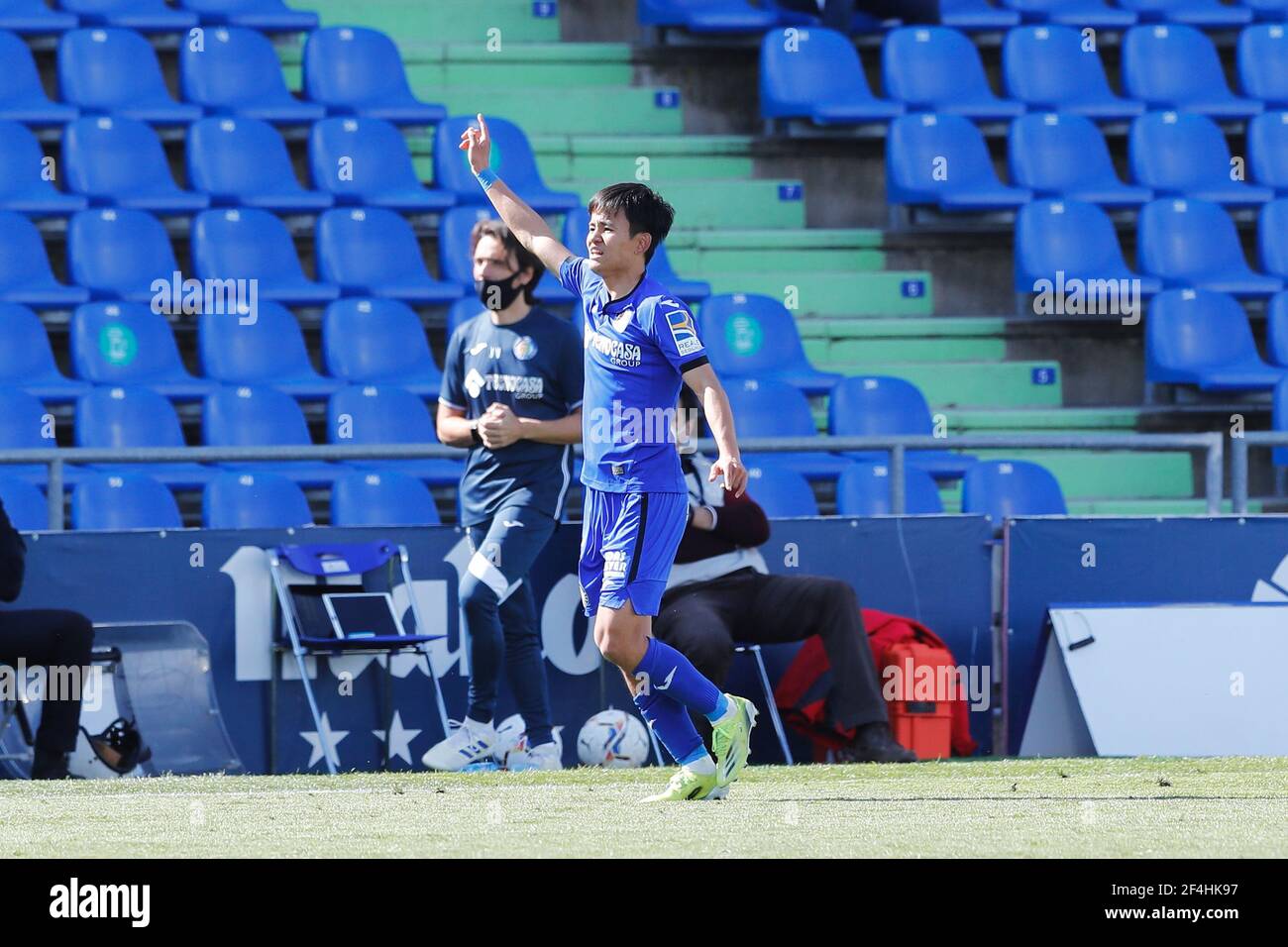 Getafe, Spain. 21st Mar, 2021. Takefusa Kubo (Getafe) Football/Soccer ...