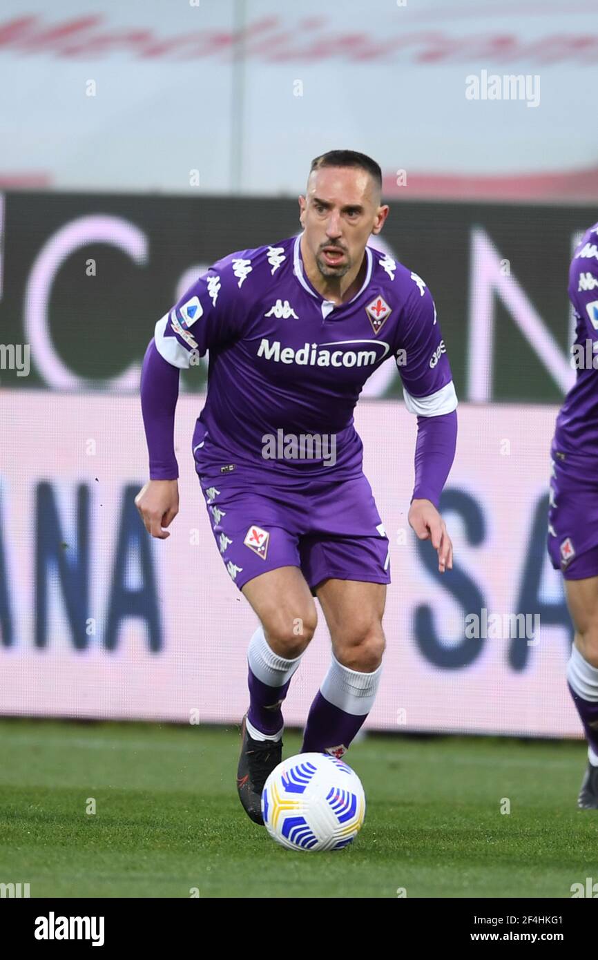 Franck Ribery (Fiorentina) during the Italian "Serie A" match between ...