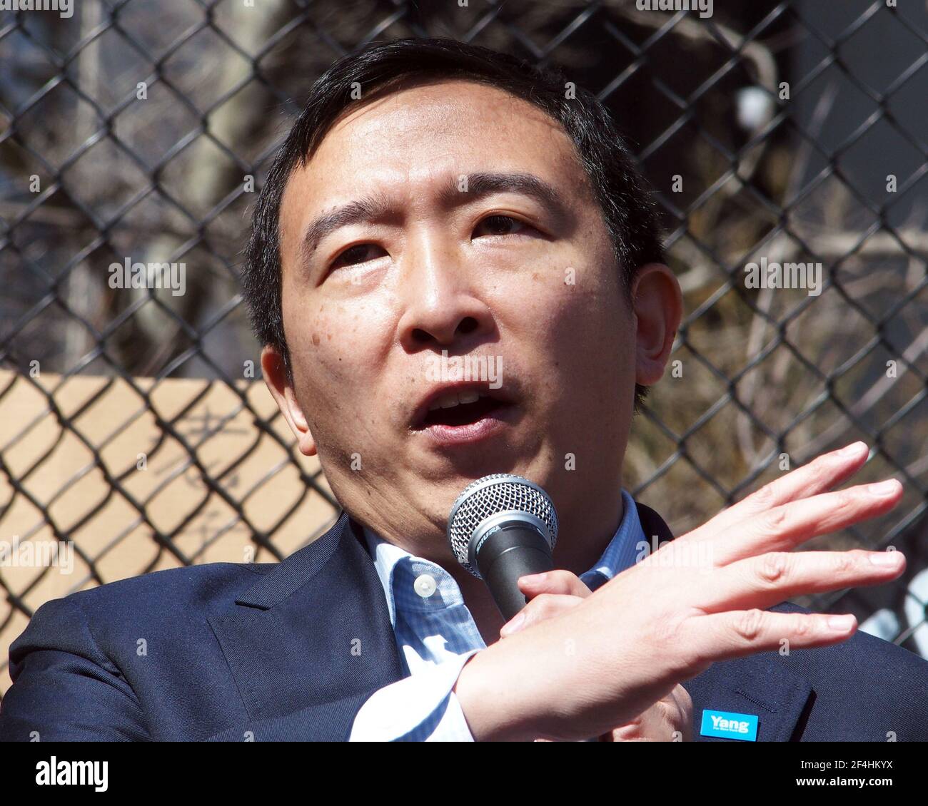 New York, New York, USA. 21st Mar, 2021. Democratic mayoral candidate ...