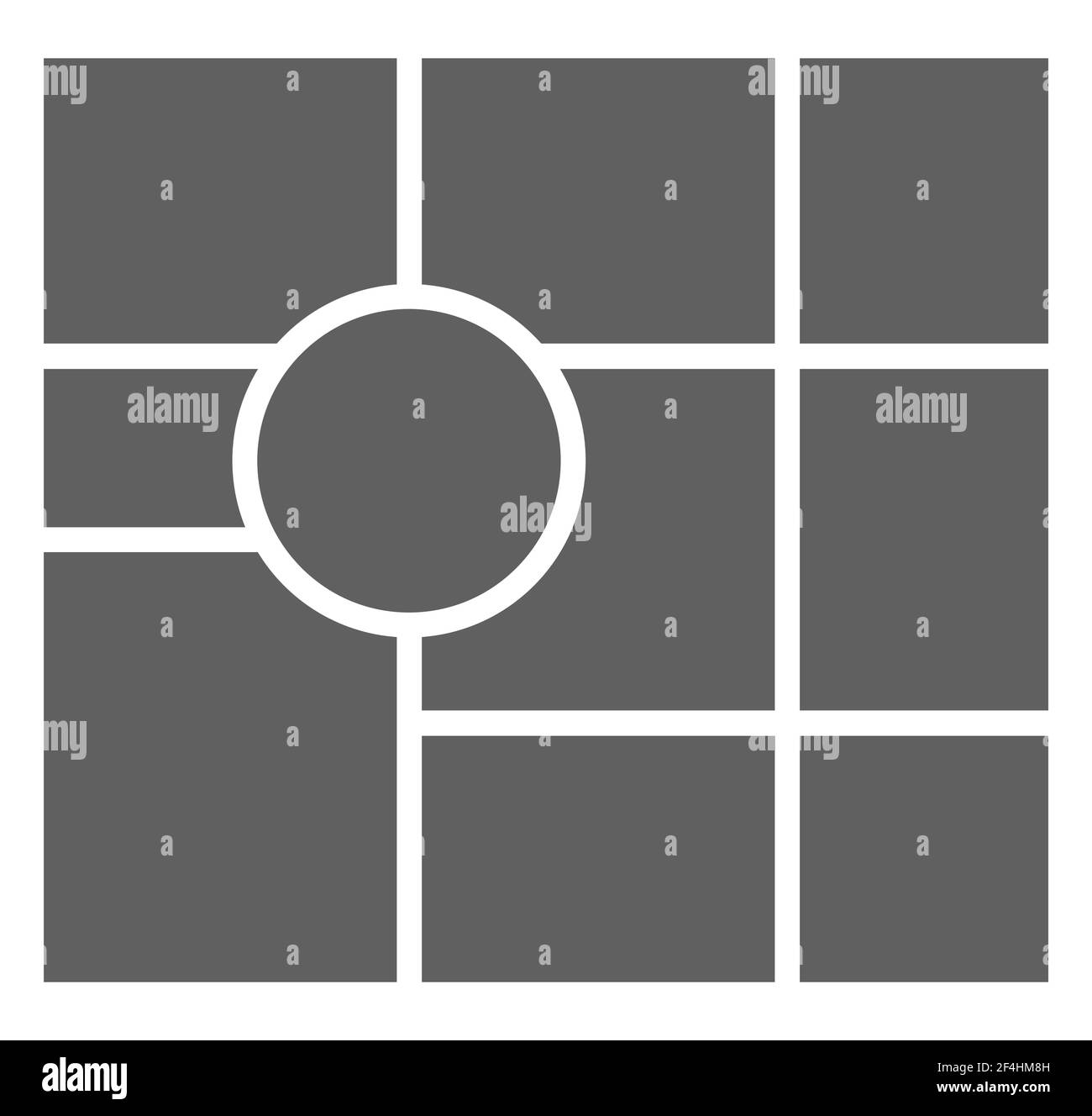 Collage mood board. Branding presentations. Mosaic mood board. Vector ...