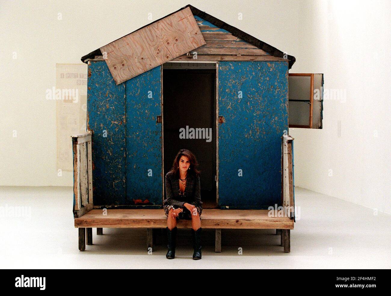 tracey emin with her instalation , 'the last thing i said to you is don ...