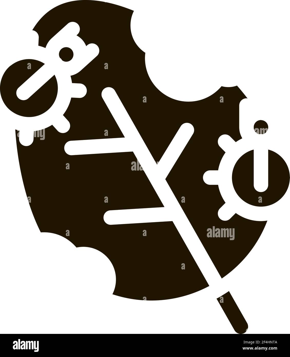 Bugs eating plant Stock Vector Images - Alamy