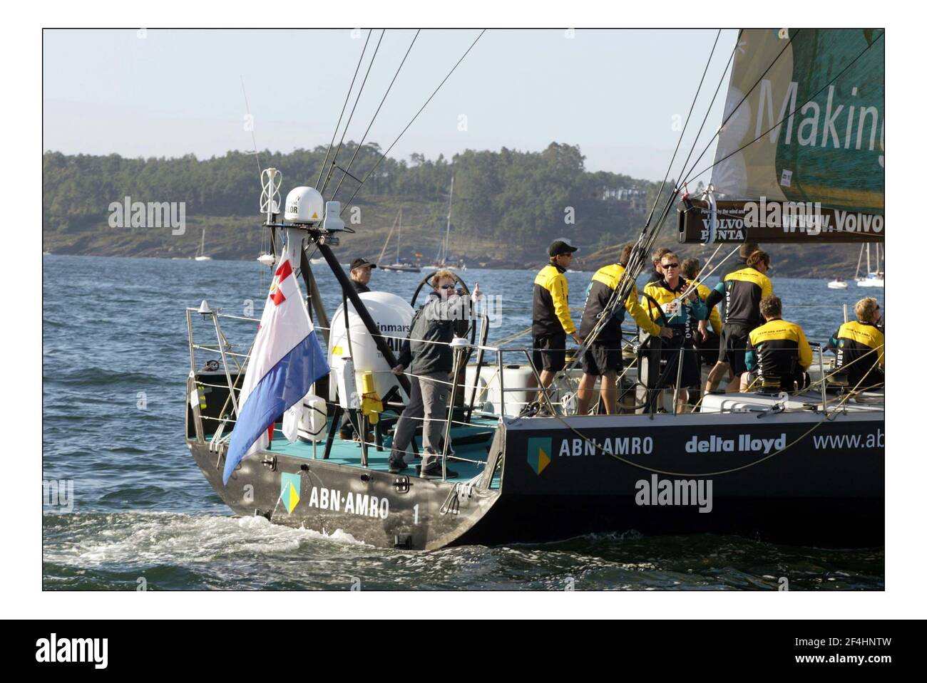 Gordon Ramsay joined the ABN AMRO team in the Volvo Ocean Race as a ...