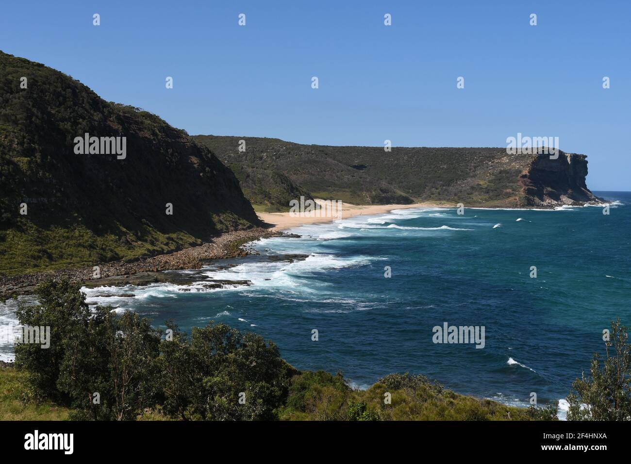 A breathtaking view of the shoreline of Royal National Park, Figure 8 ...