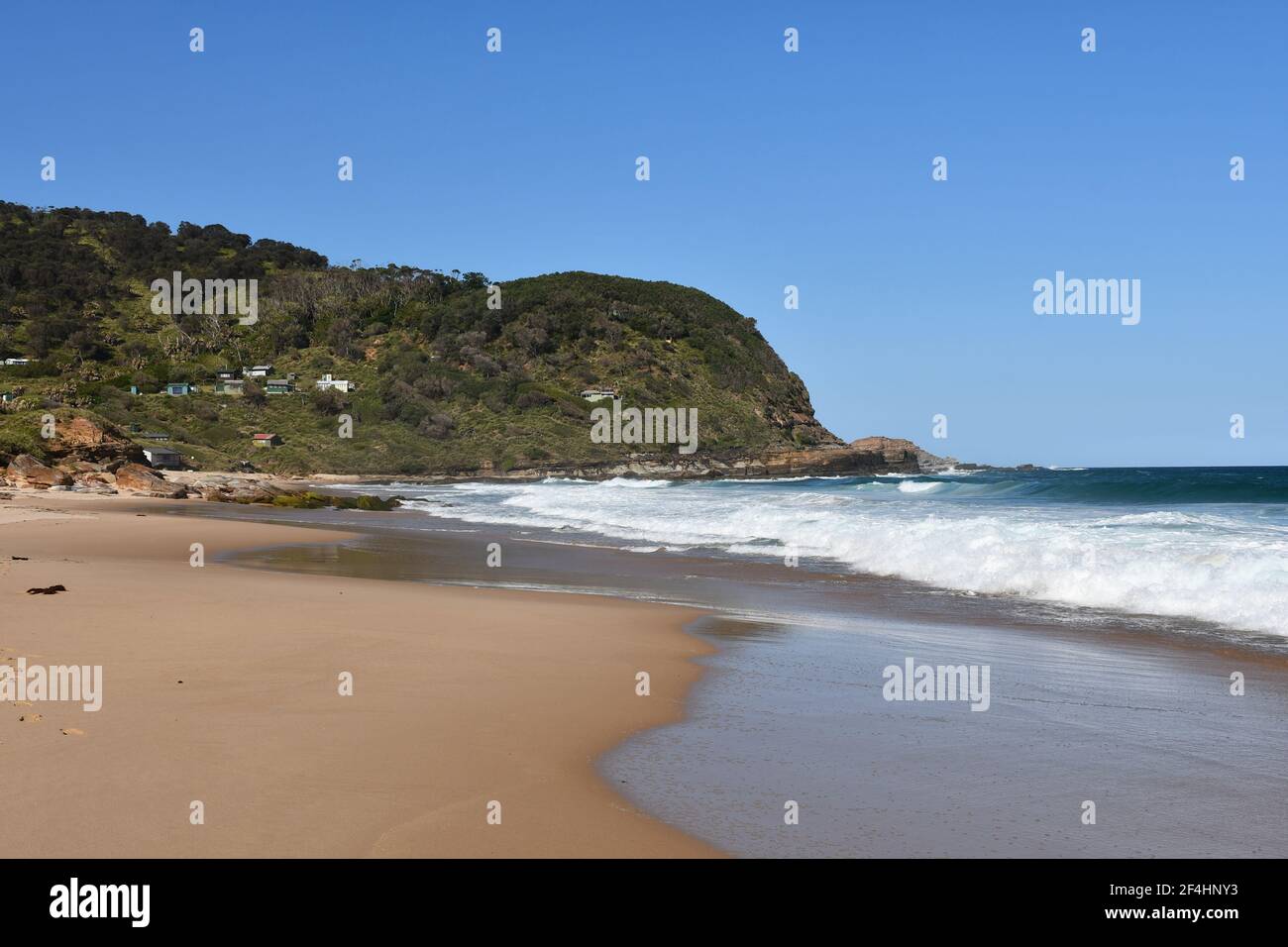 A mesmerizing view of a sandy beach in Royal National Park, Figure 8 ...