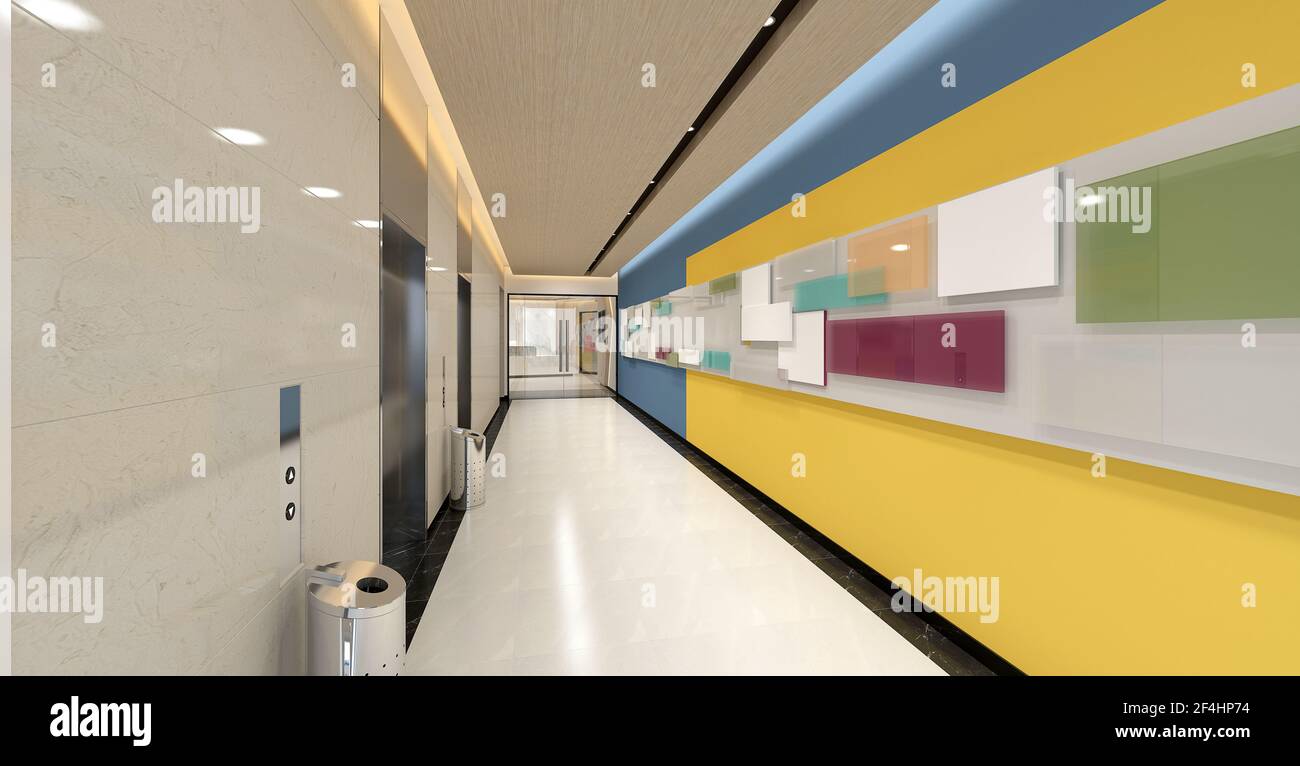 3d render of hospital and clinic interior Stock Photo - Alamy