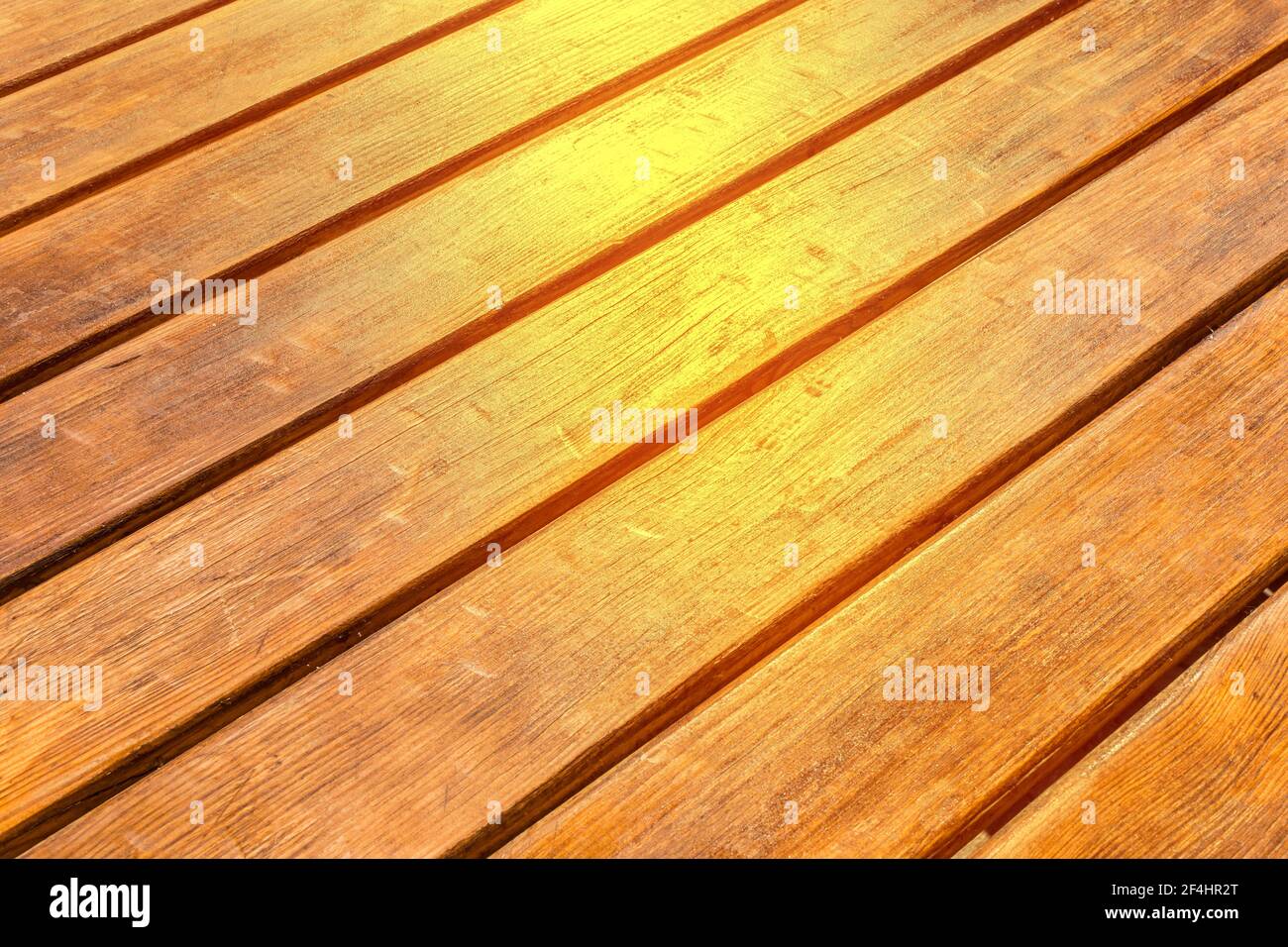 Diagonal wood surface texture with sunlight brown planks table ...