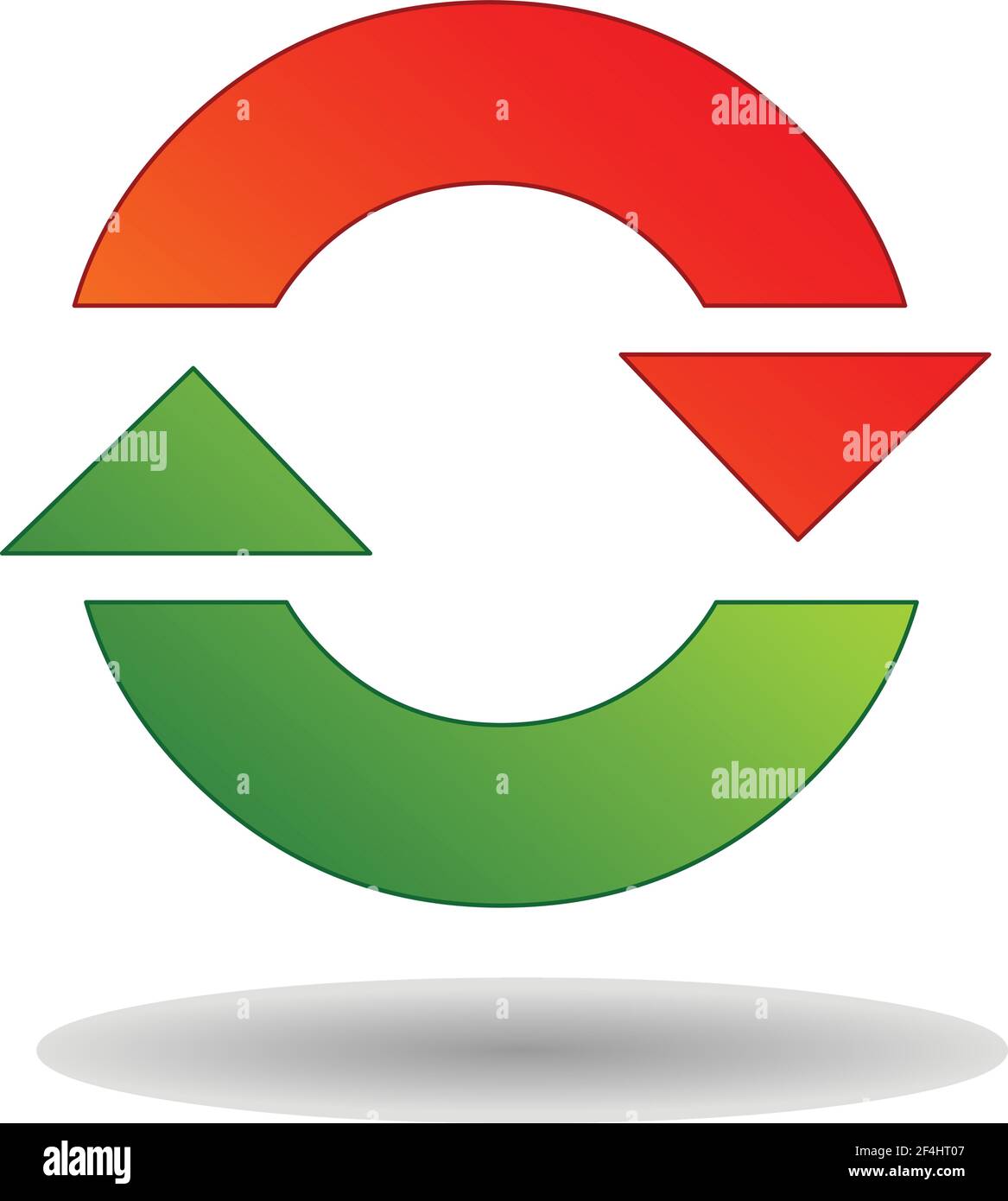 Refresh Logo Icon Vector illustration isolated in white background ...