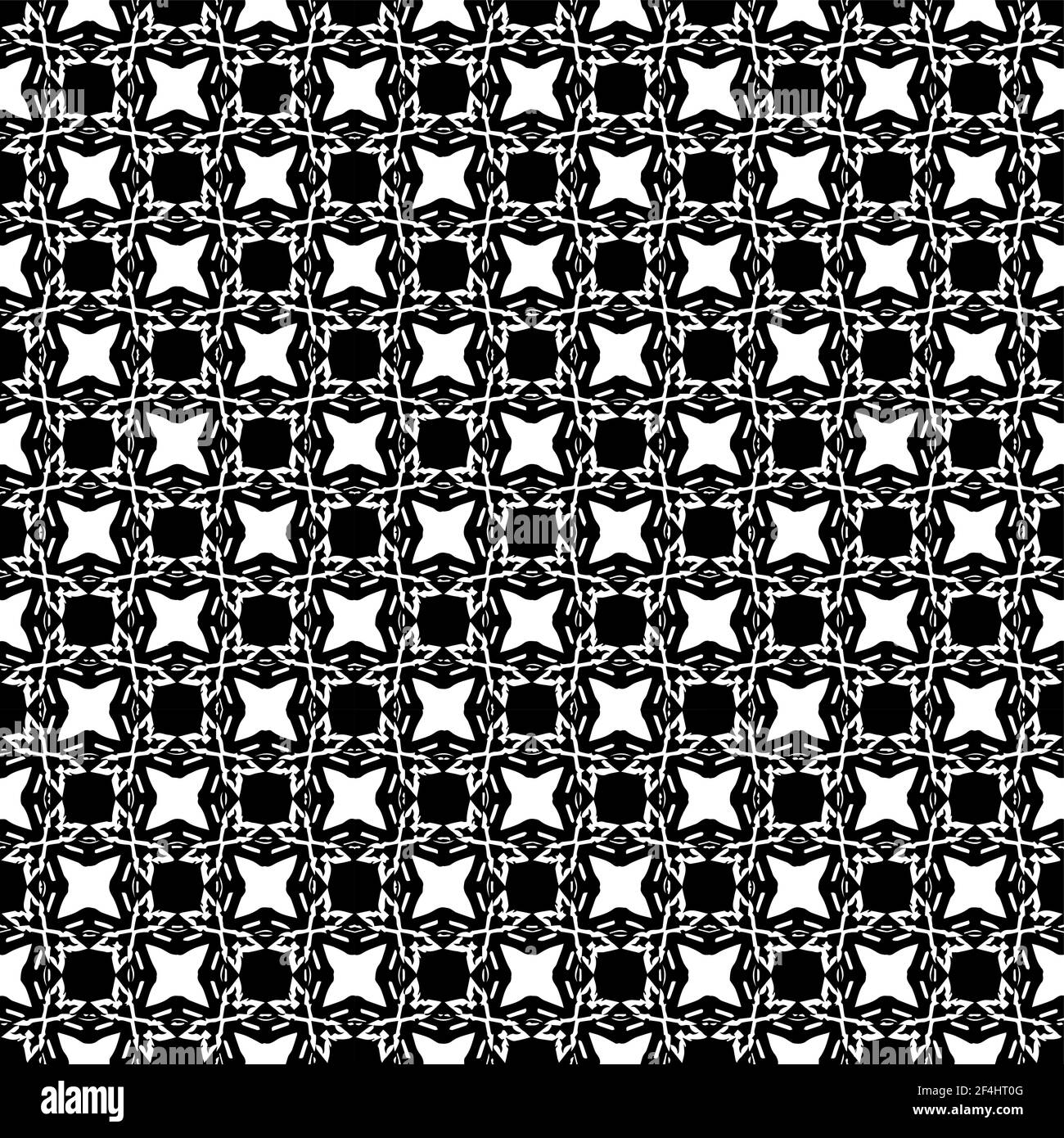 Black and white pattern texture. Bw ornamental graphic design. Mosaic ...