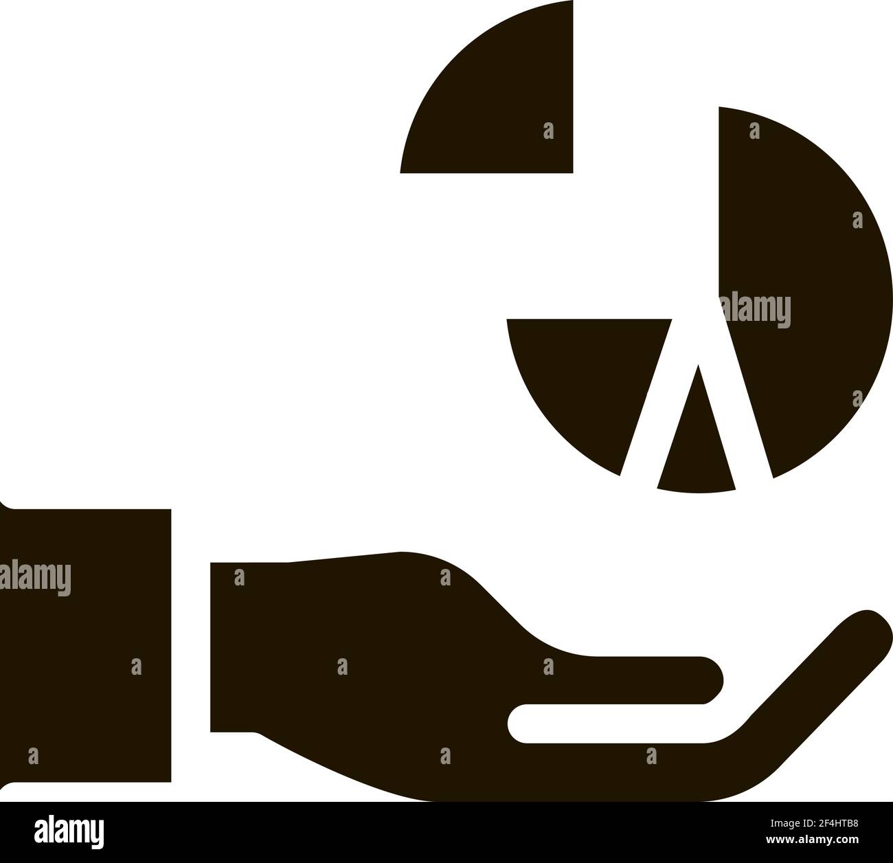 Hand Infographic Icon Vector Glyph Illustration Stock Vector Image ...