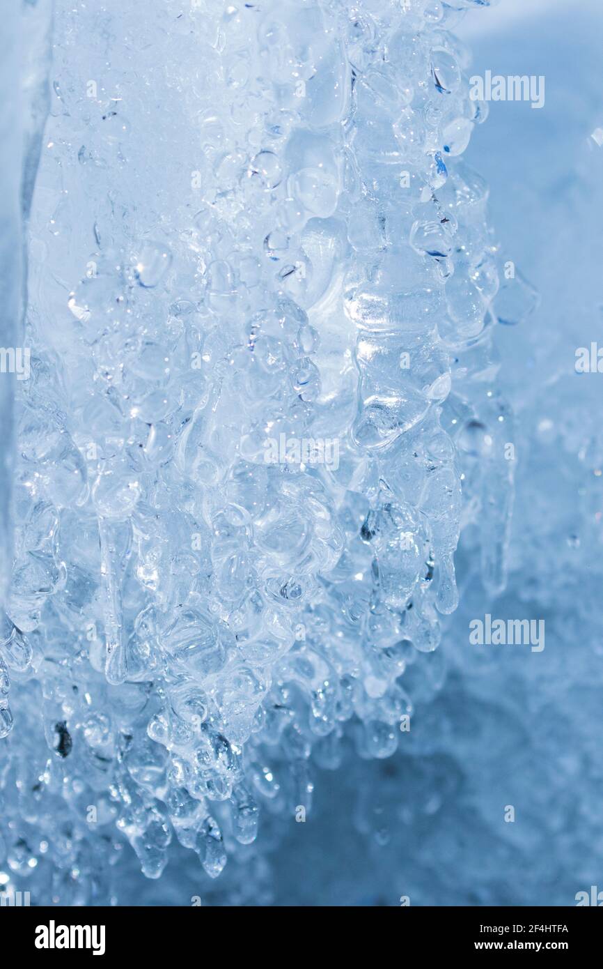 Icicles sparkling white water drops hi-res stock photography and images ...
