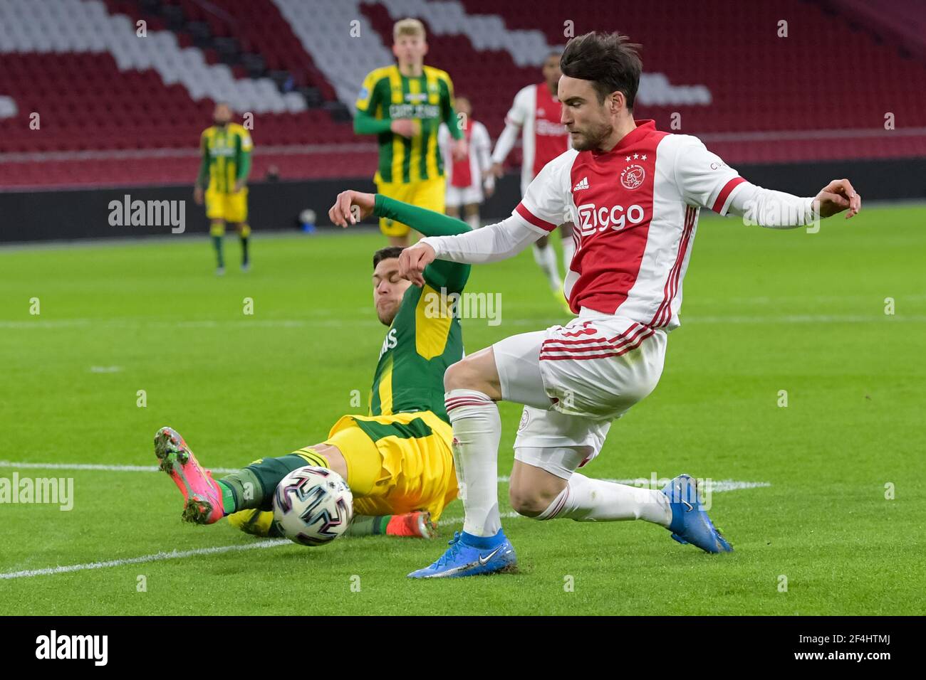 AMSTERDAM, NETHERLANDS - MARCH 21: Tomislav Gomelt of ADO Den Haag and ...