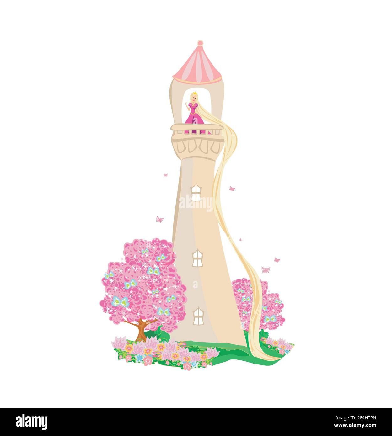 Rapunzel tower Cut Out Stock Images & Pictures - Alamy