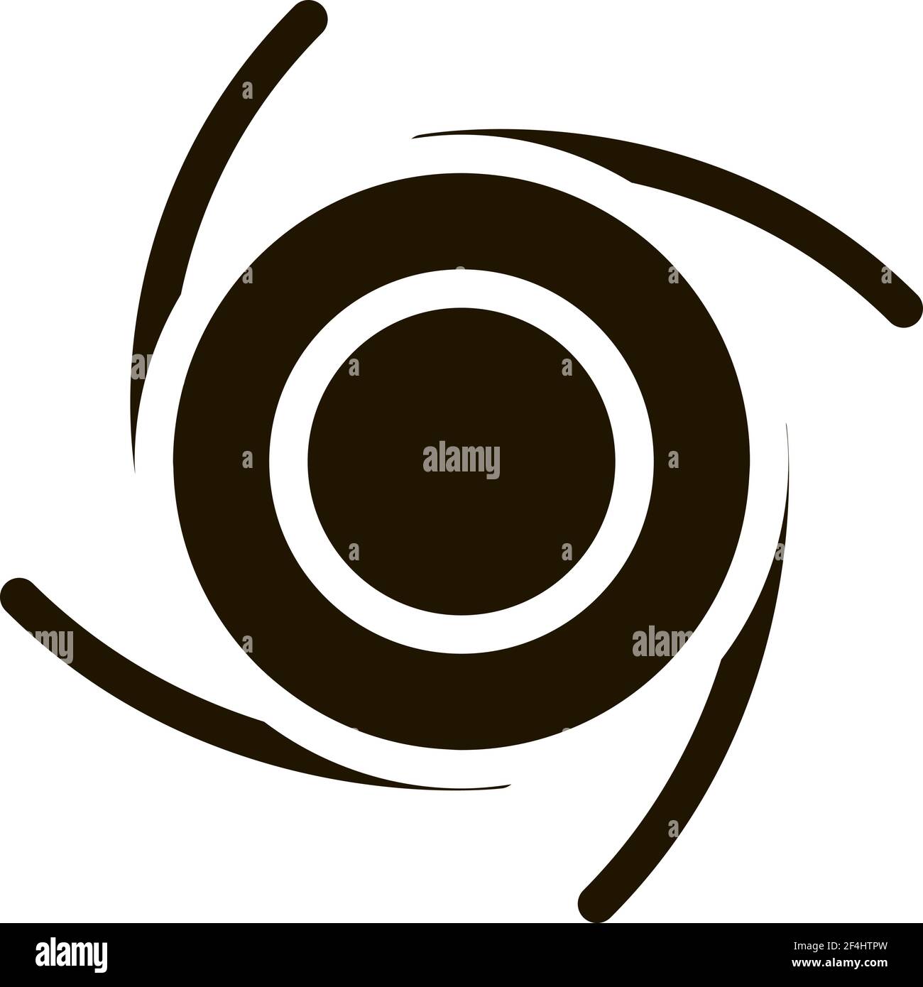 Cyclone Tornado Icon Vector Glyph Illustration Stock Vector Image & Art ...